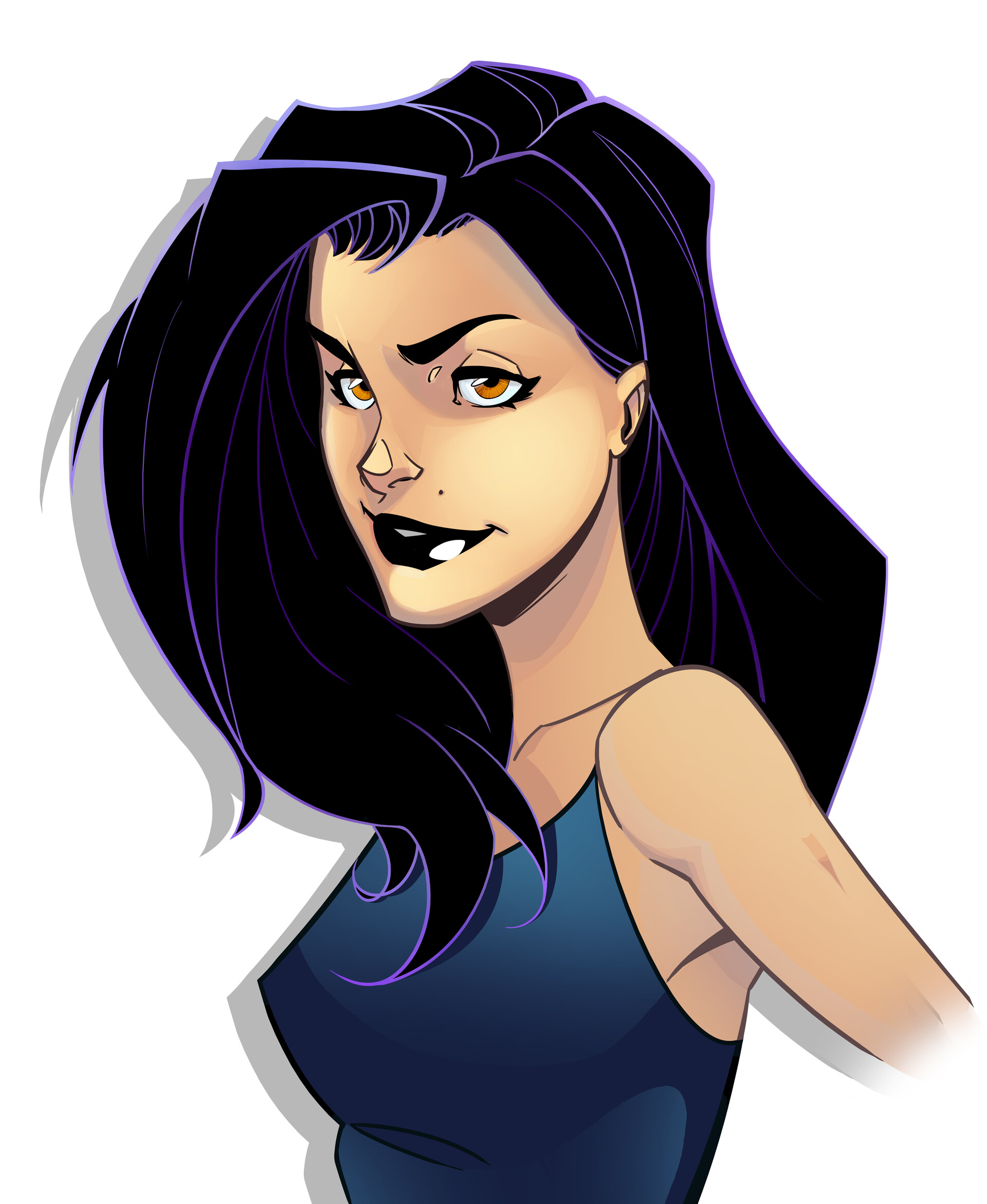 ArtStation - Raven Haired Girl