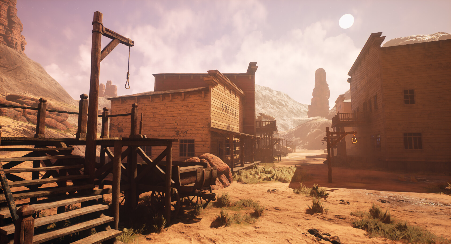 ArtStation - Western Town Relighting