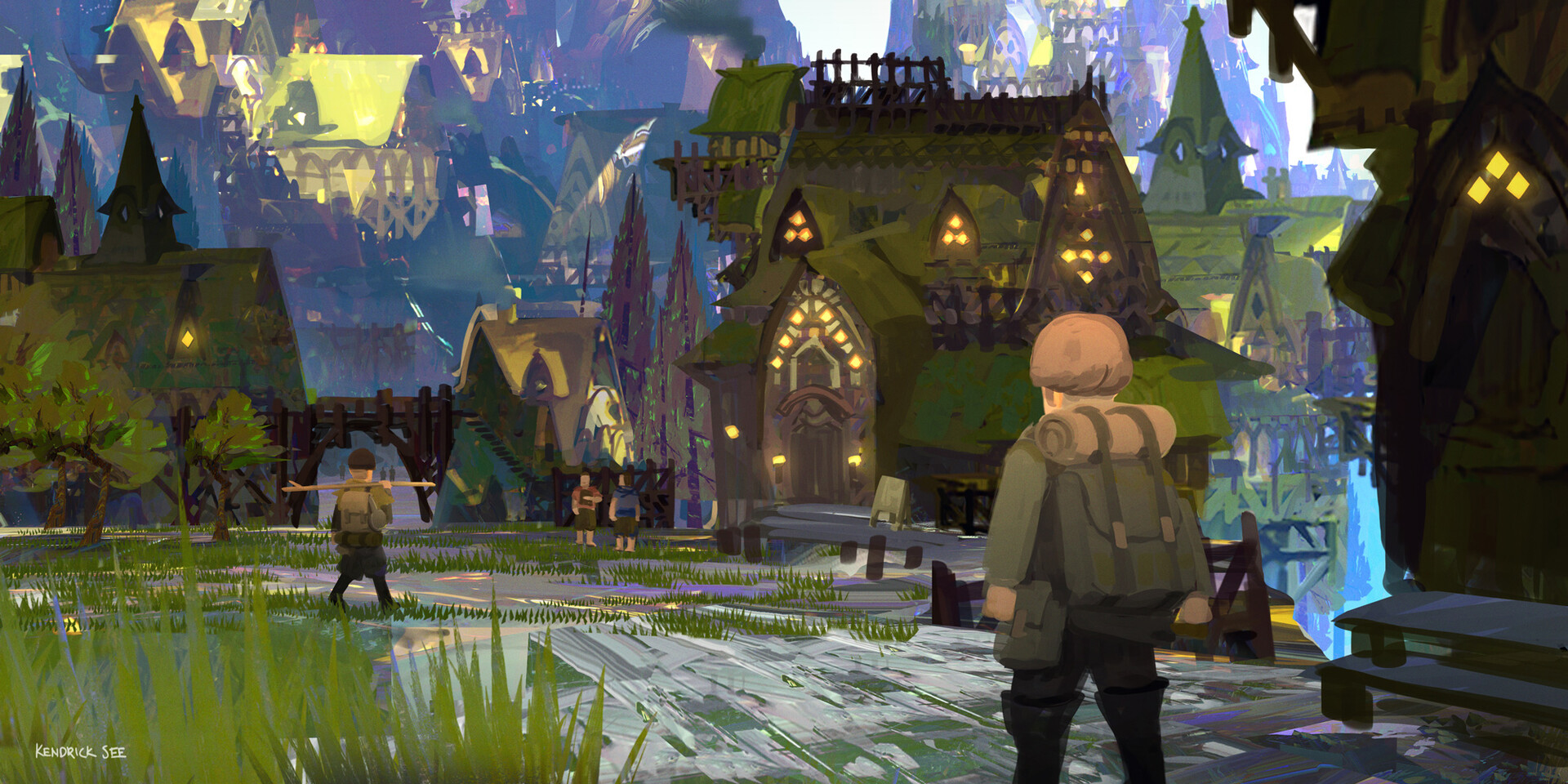 ArtStation - Town on Stilts II