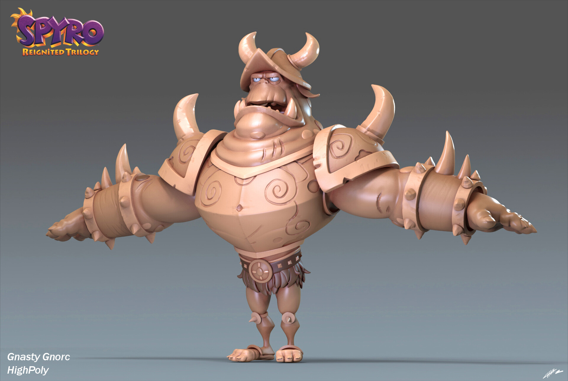 Chadwick Dusenbery - Spyro Reignited Trilogy "Gnasty Gnorc"