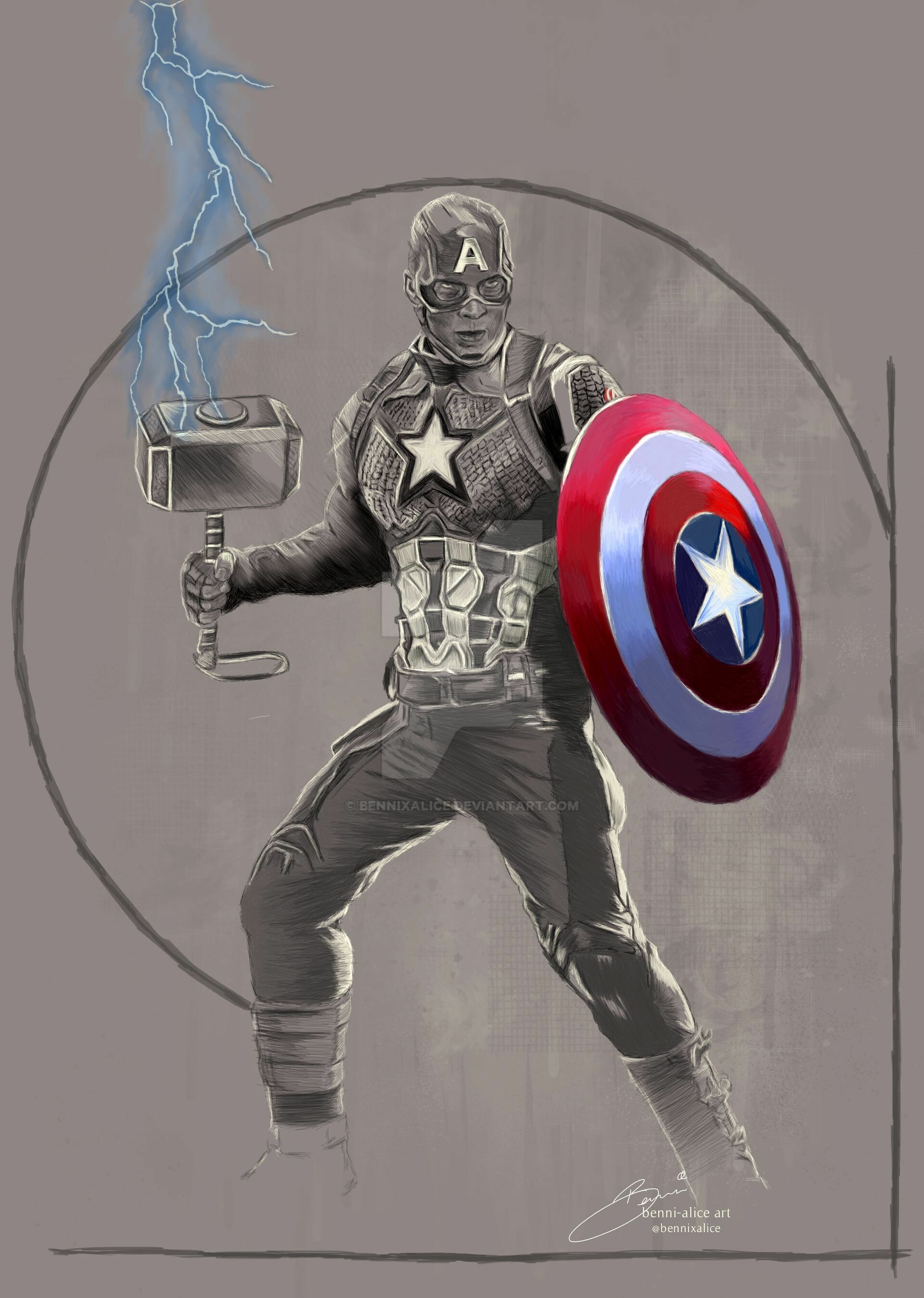 ArtStation - Steve Rogers is Worthy