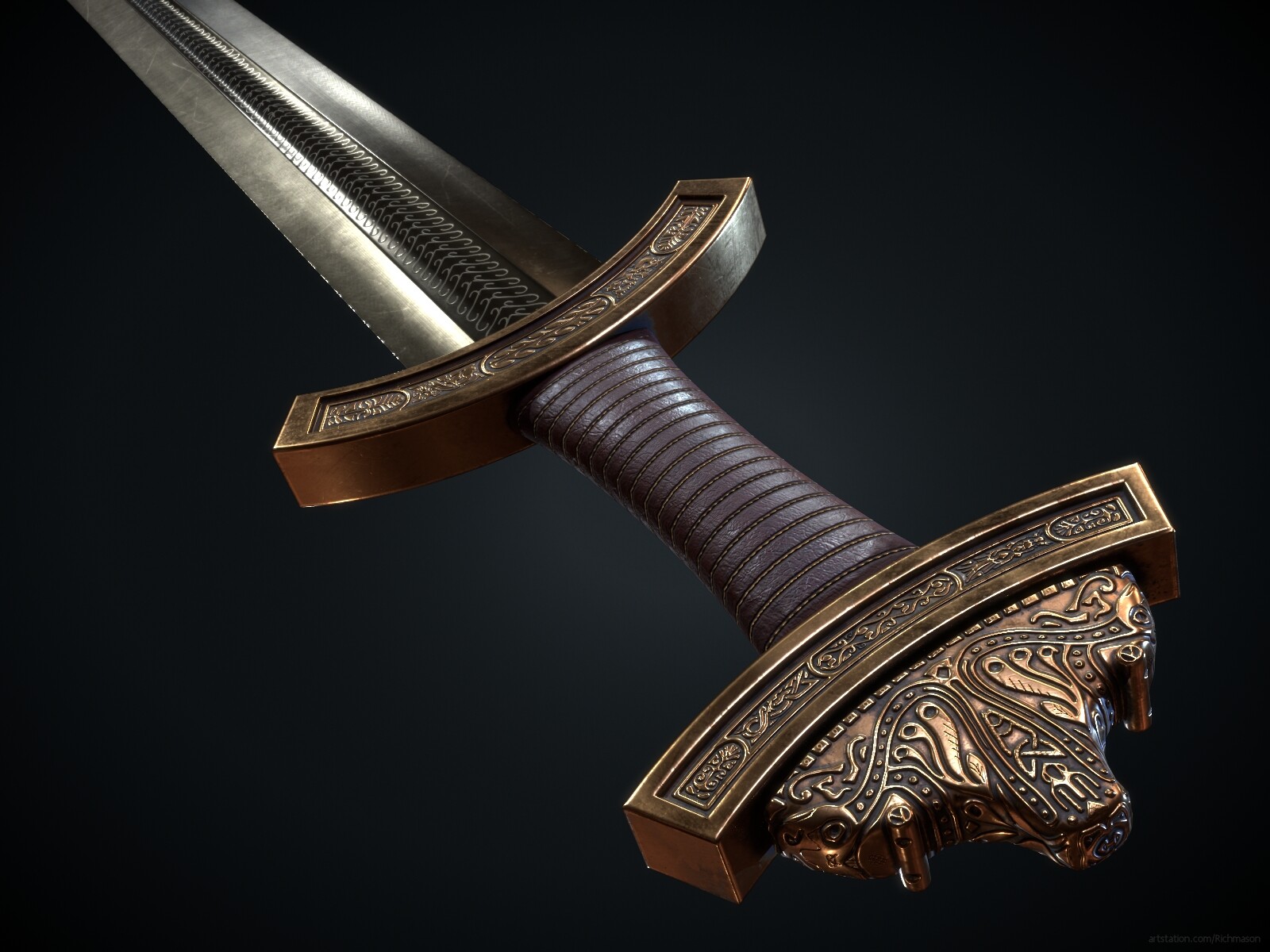 ArtStation - Anglo-Saxon Sword