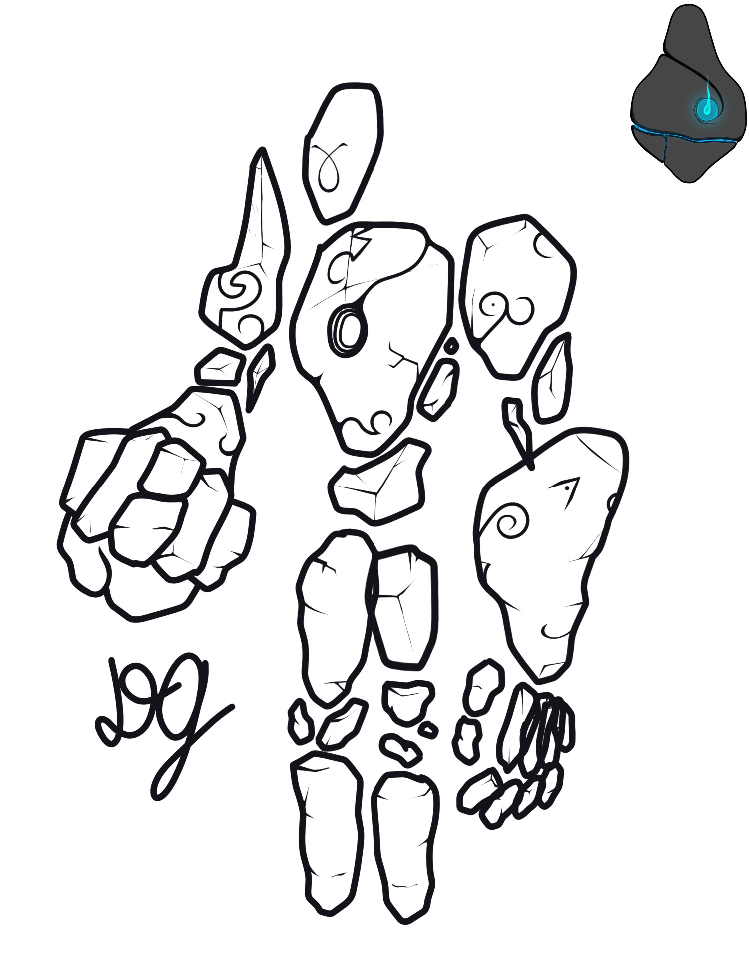 Regirock Coloring Pages