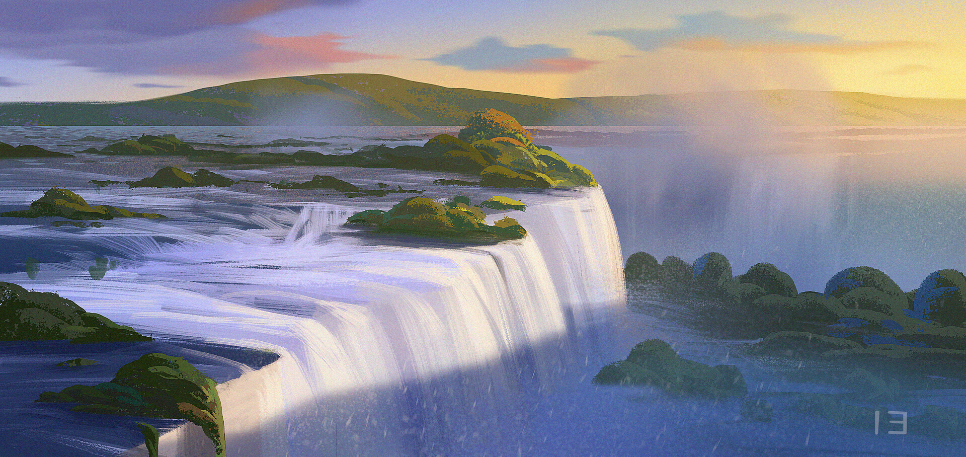 ArtStation - waterfall