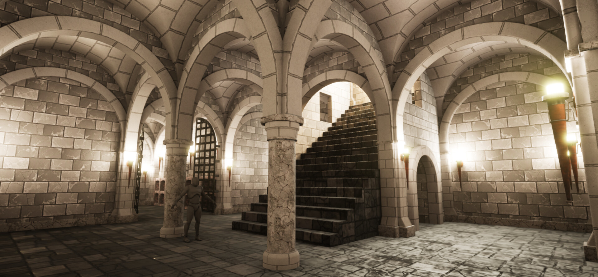 ArtStation - Medieval Style Catacombs Environment