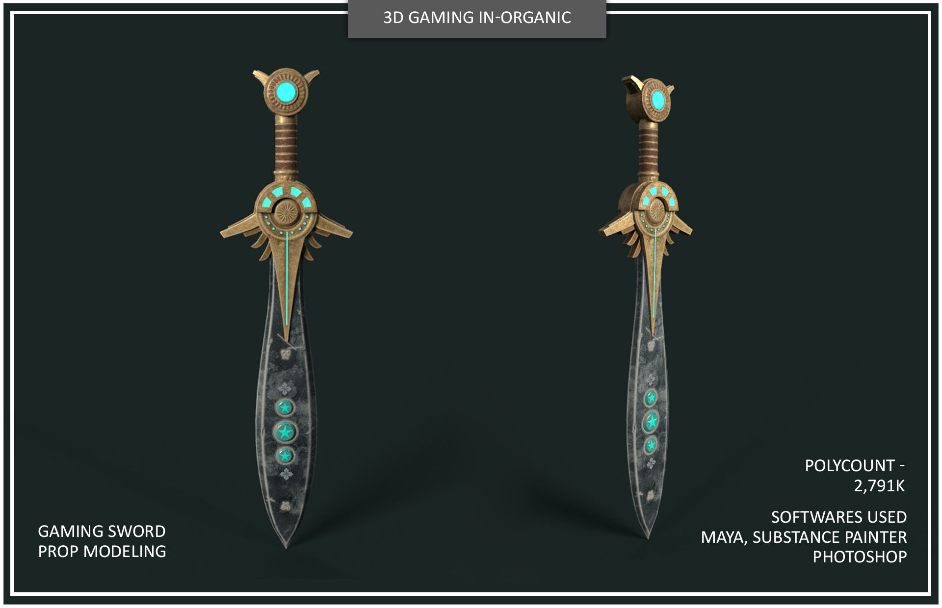 ArtStation - Gaming Sword Prop