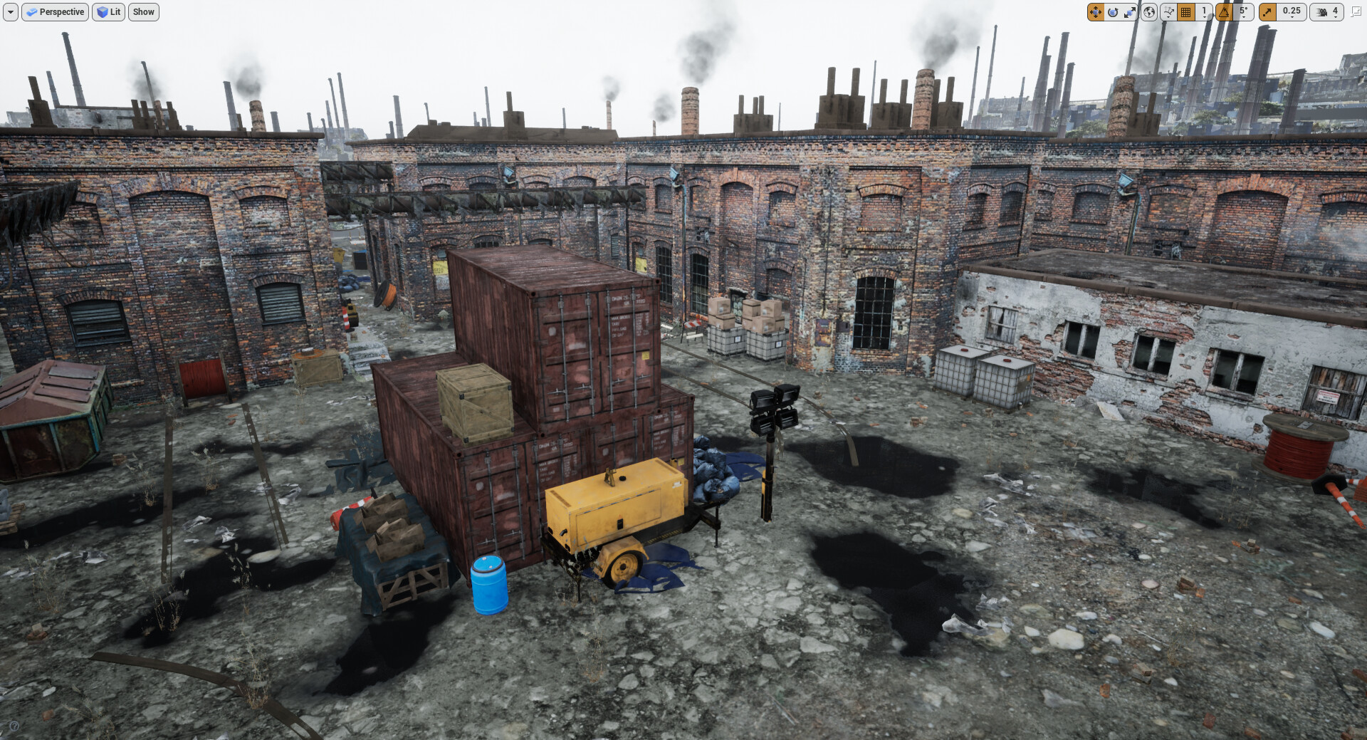 ArtStation - Abandoned Factory