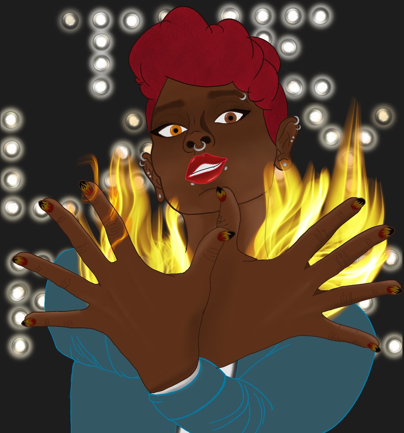 ArtStation - The Lady Flame