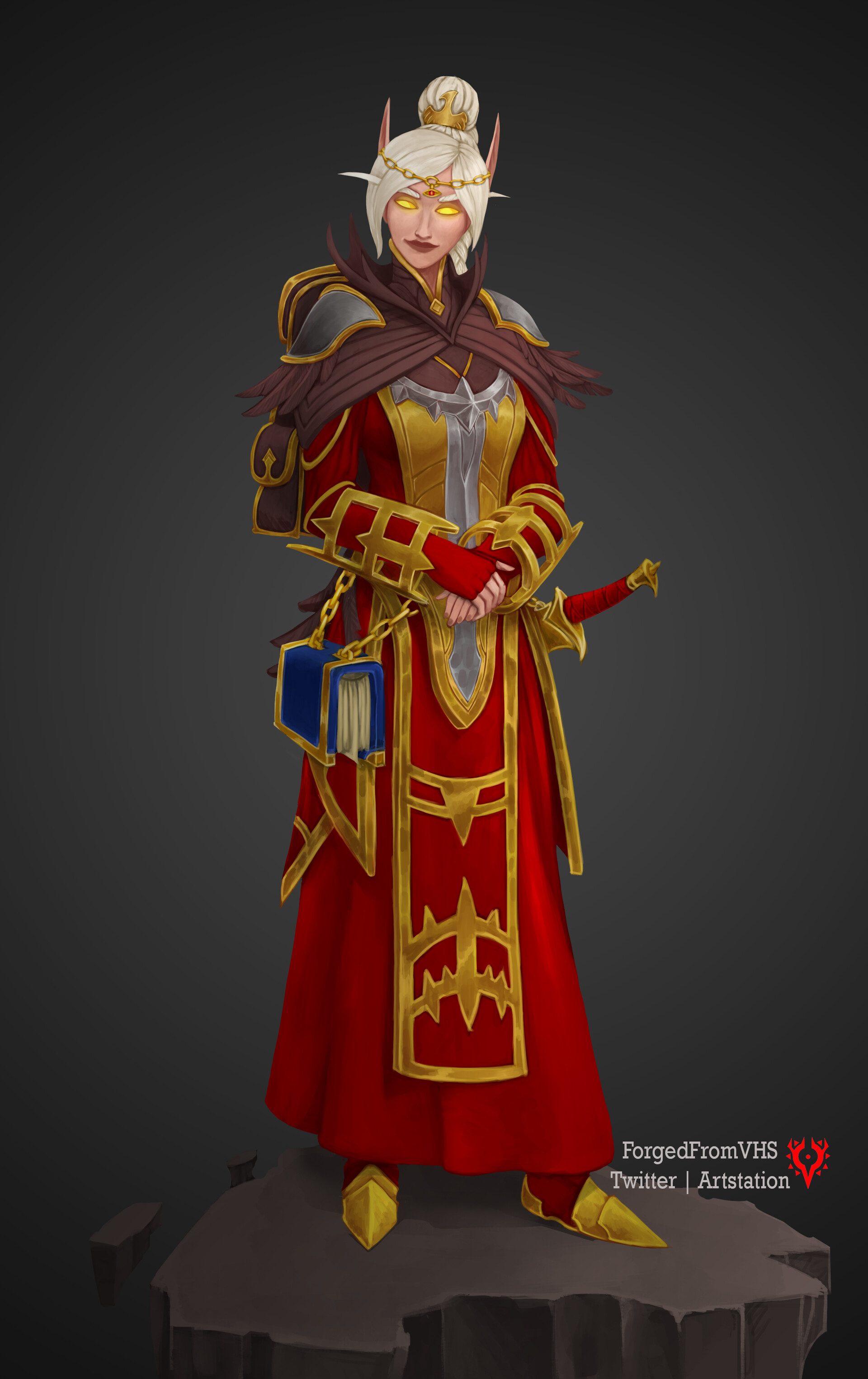 ArtStation - Anaeria, Sin'dorei Priestess