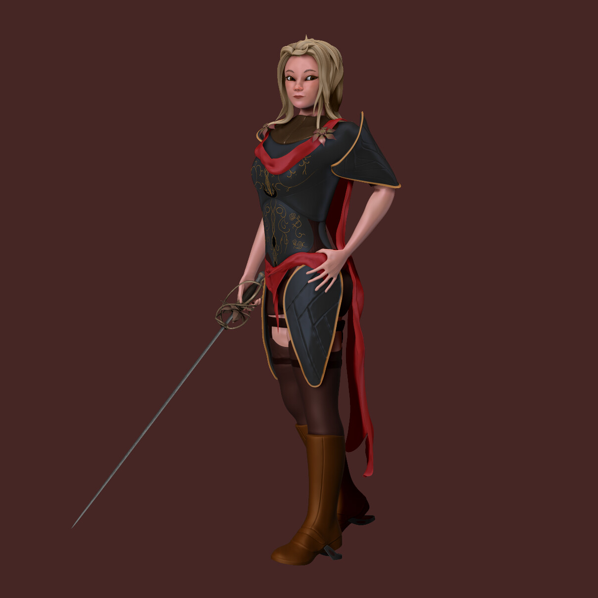 ArtStation - Duelist character