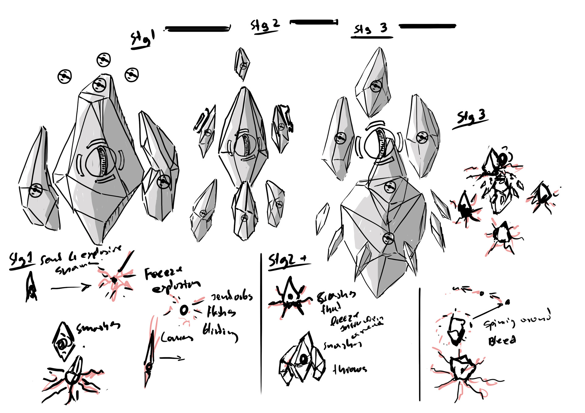 ArtStation - Boss and Enemy Design