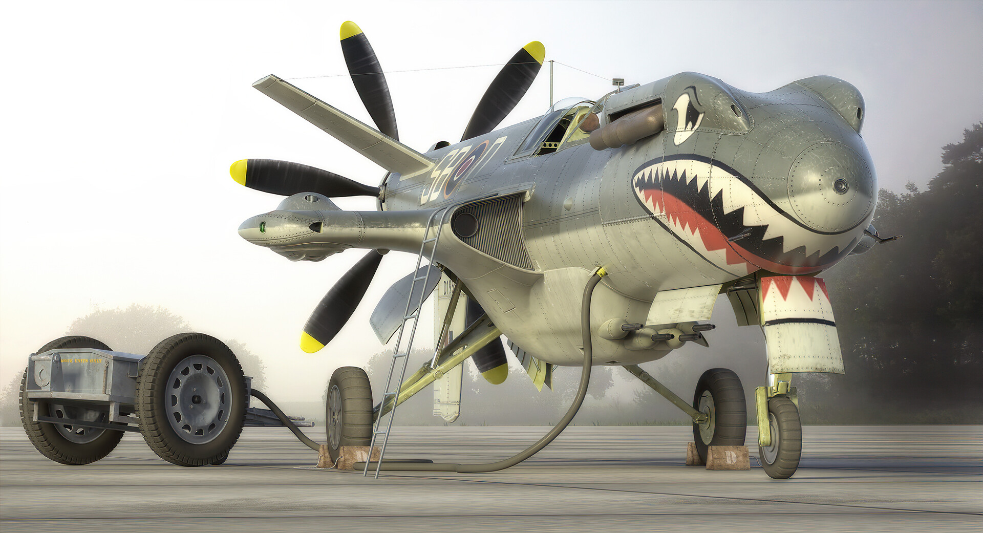 Vickers Supermarine Type 300 “Spectre” - by Dave Clarke : r ...