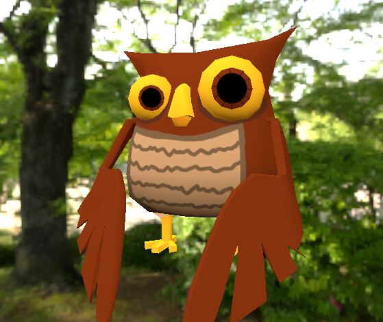 ArtStation - Owl Friend Character Model
