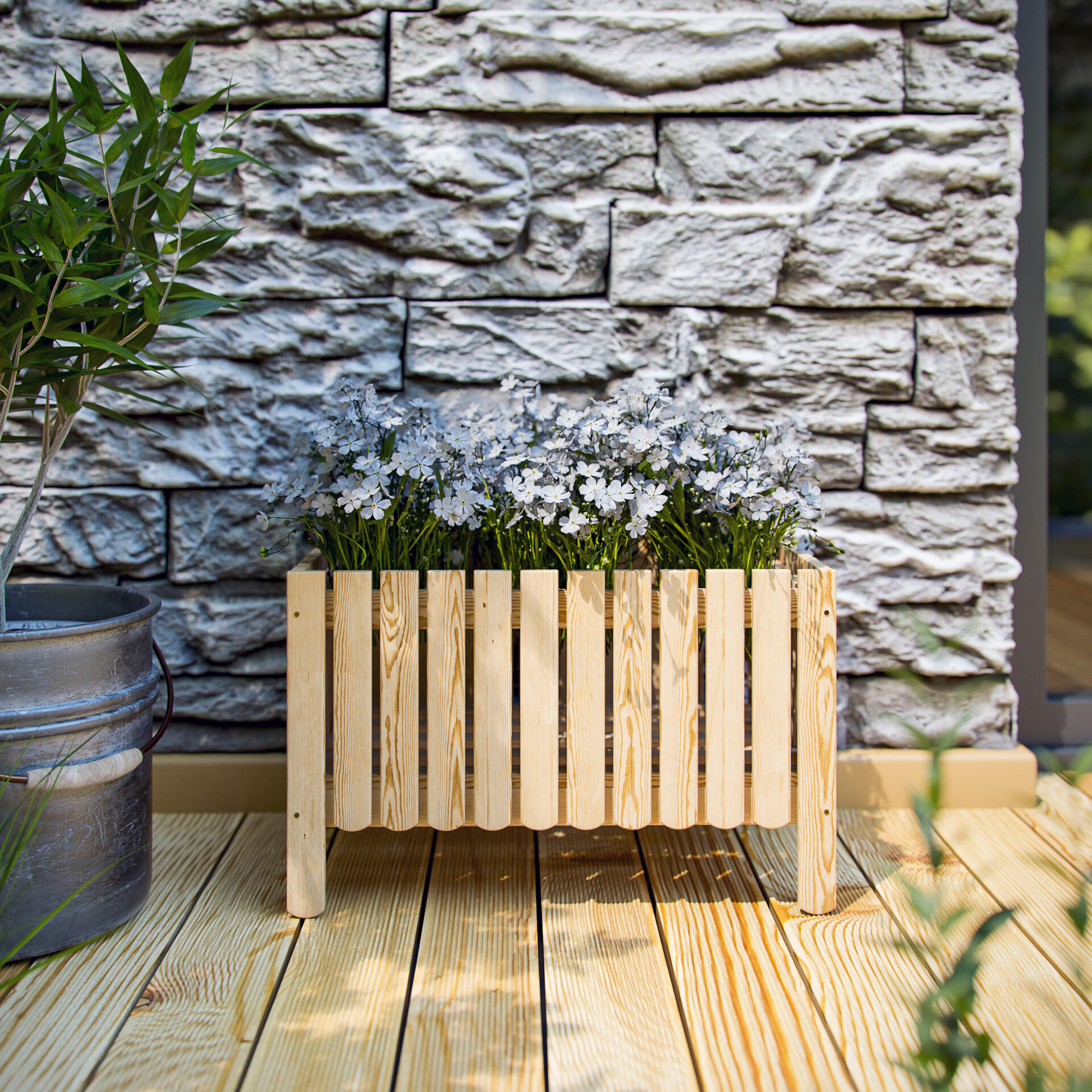 ArtStation - Wooden box for plants