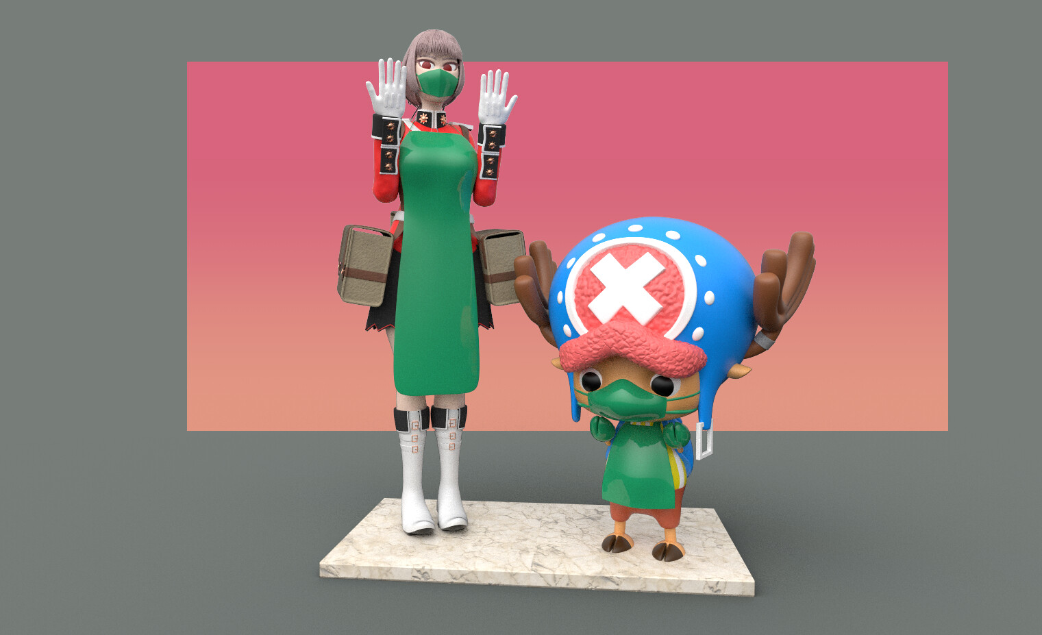 ArtStation - Nightingale and Chopper Ready for Operation