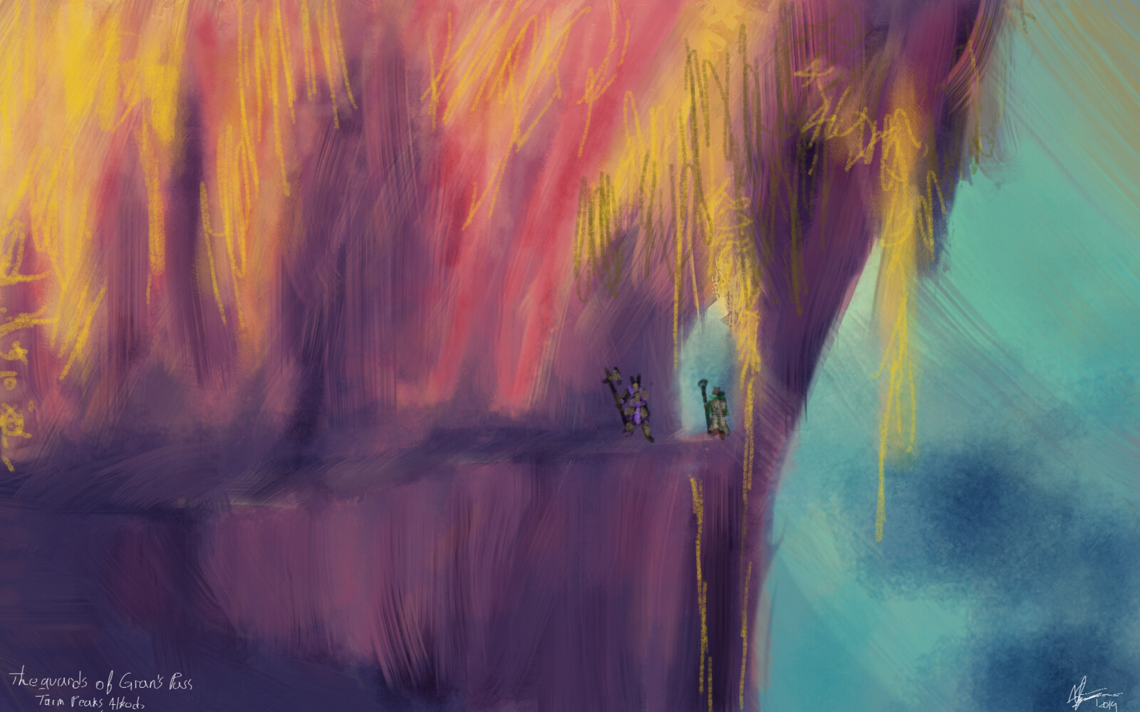 Alex Steiner - On the Wood Road Speedpaints