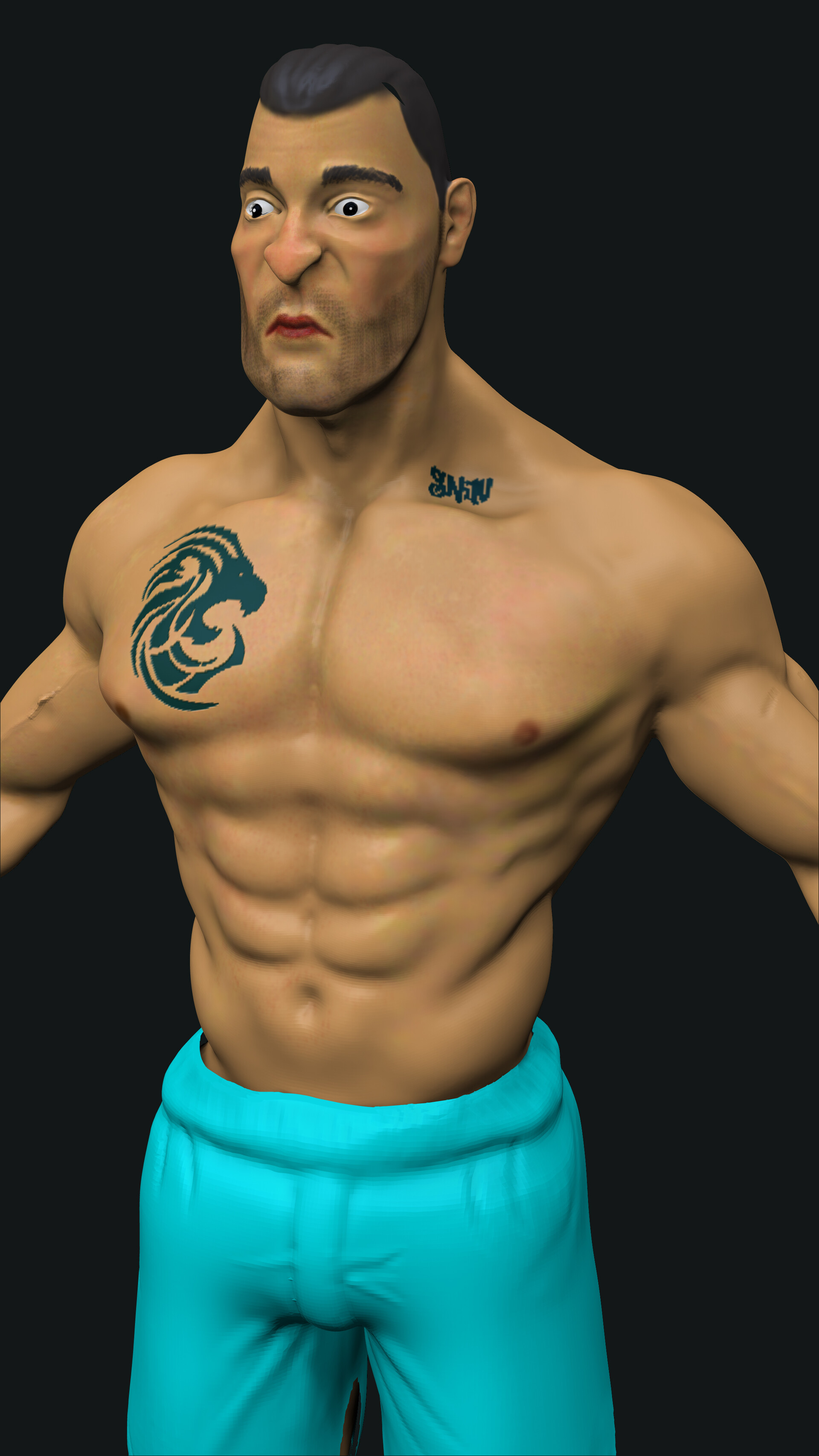 ArtStation - Male "sledge"