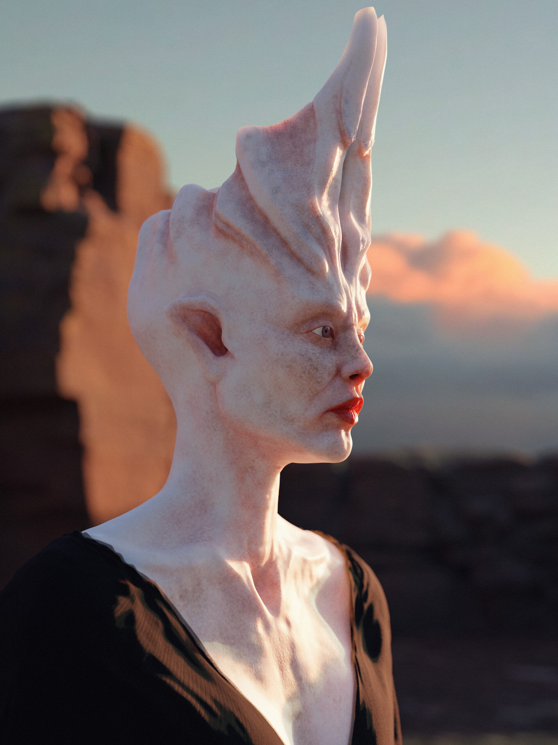 ArtStation - Alien woman character