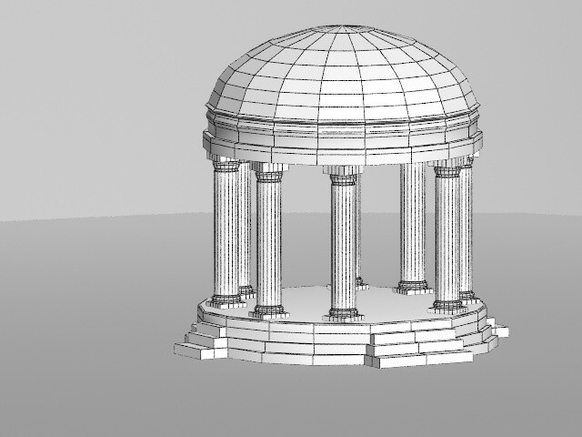 ArtStation - Small Greek temple