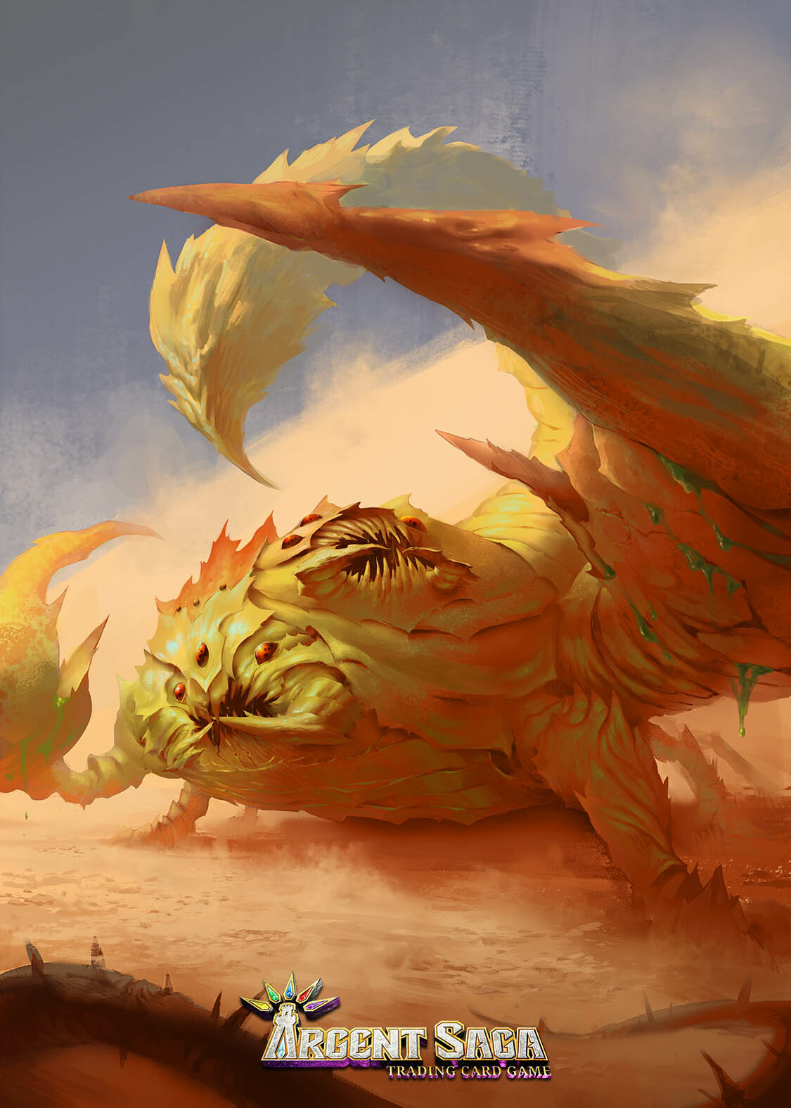 ArtStation - Argent Saga - Sandsea Hydra Scorpion