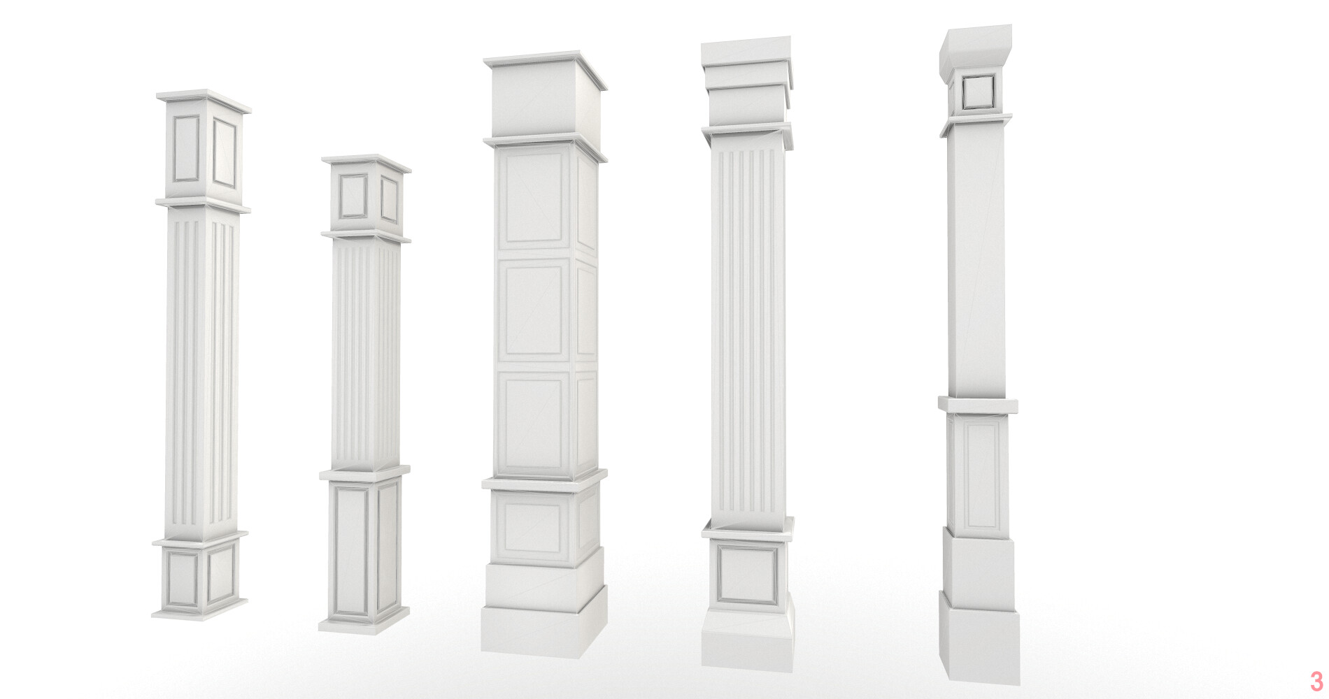 Reid Baker - Procedural Column Generator (Houdini)