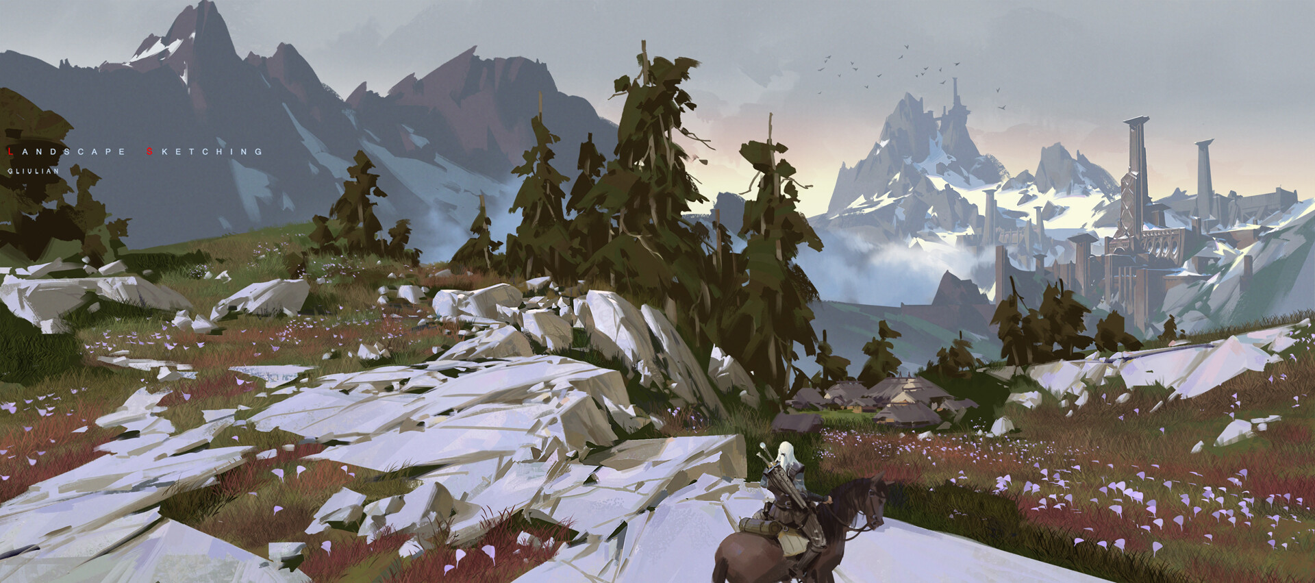 ArtStation - Red grass