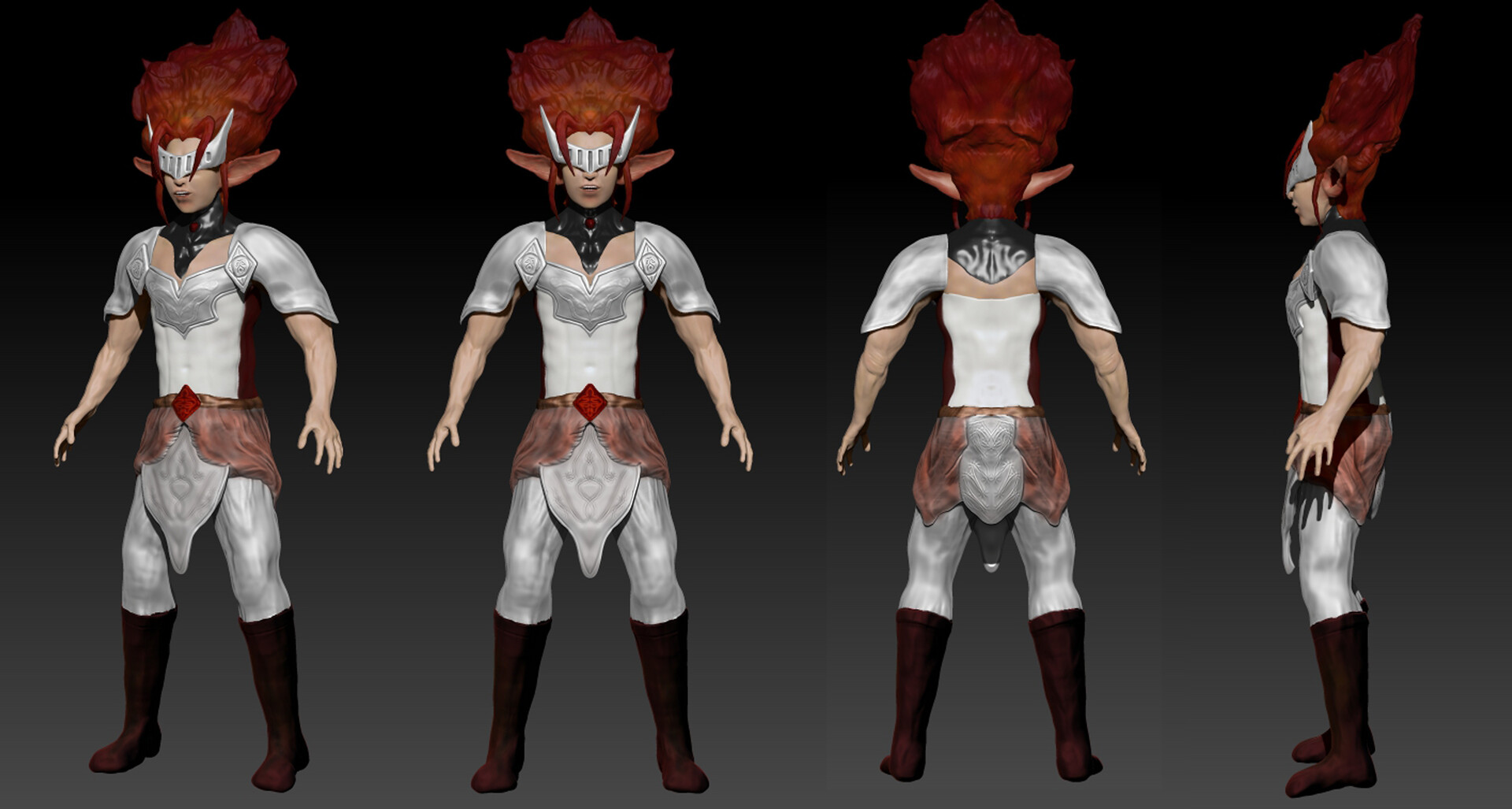 ArtStation - Fire Guardian: 3D Modeling I Final Project