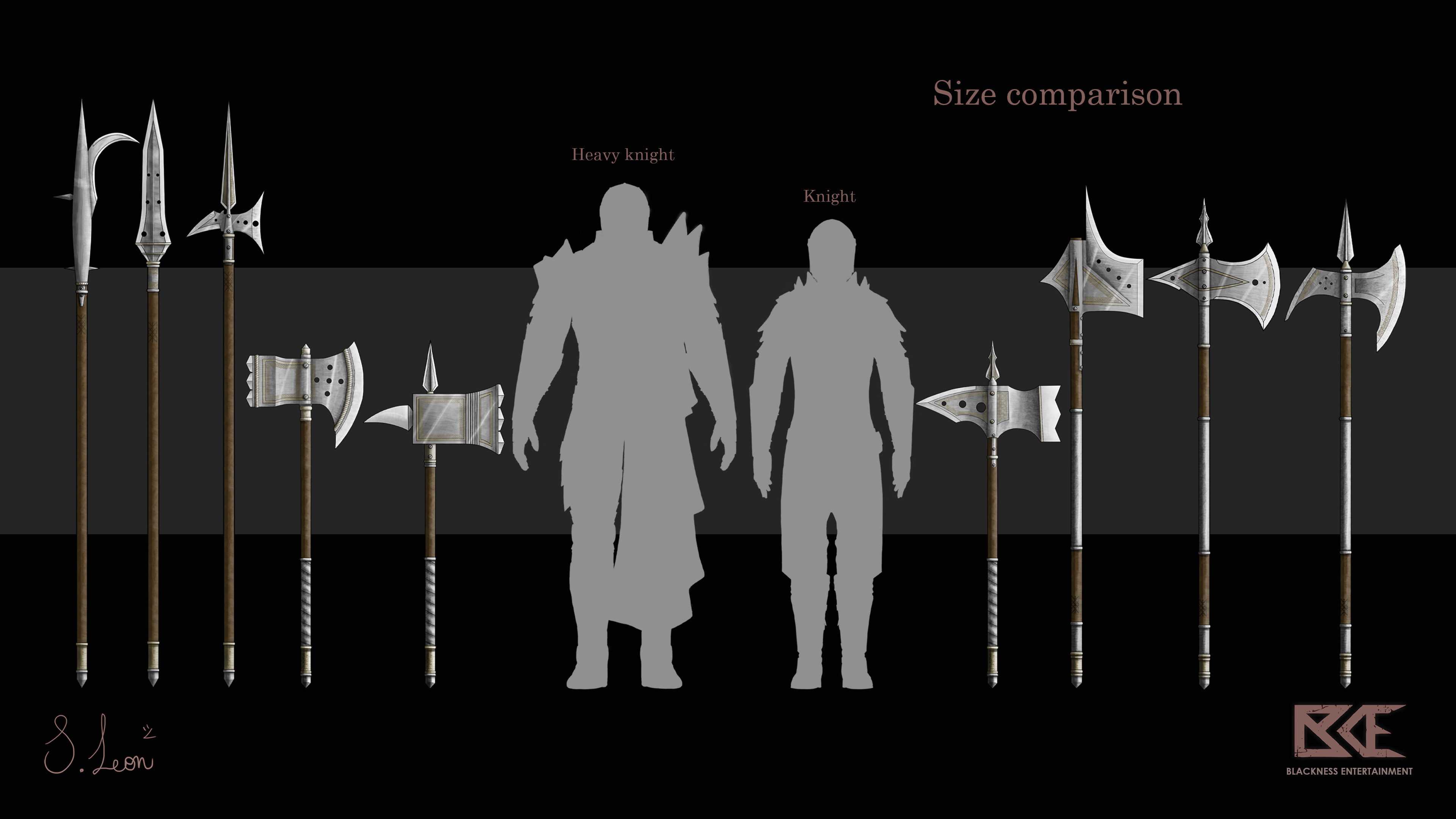 S Leon N - Heavy knight weapons