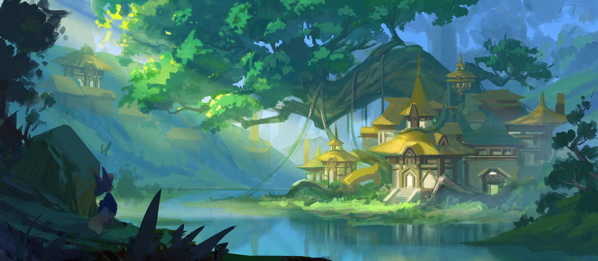 ArtStation - Tribes in the forest