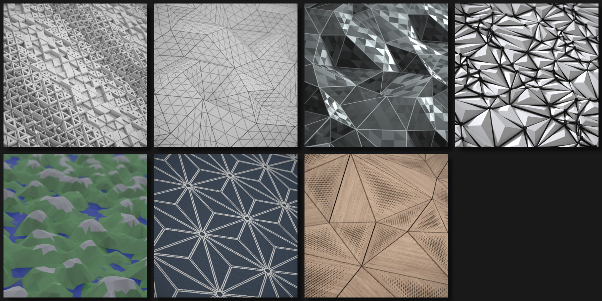 substance designer triangle pattern