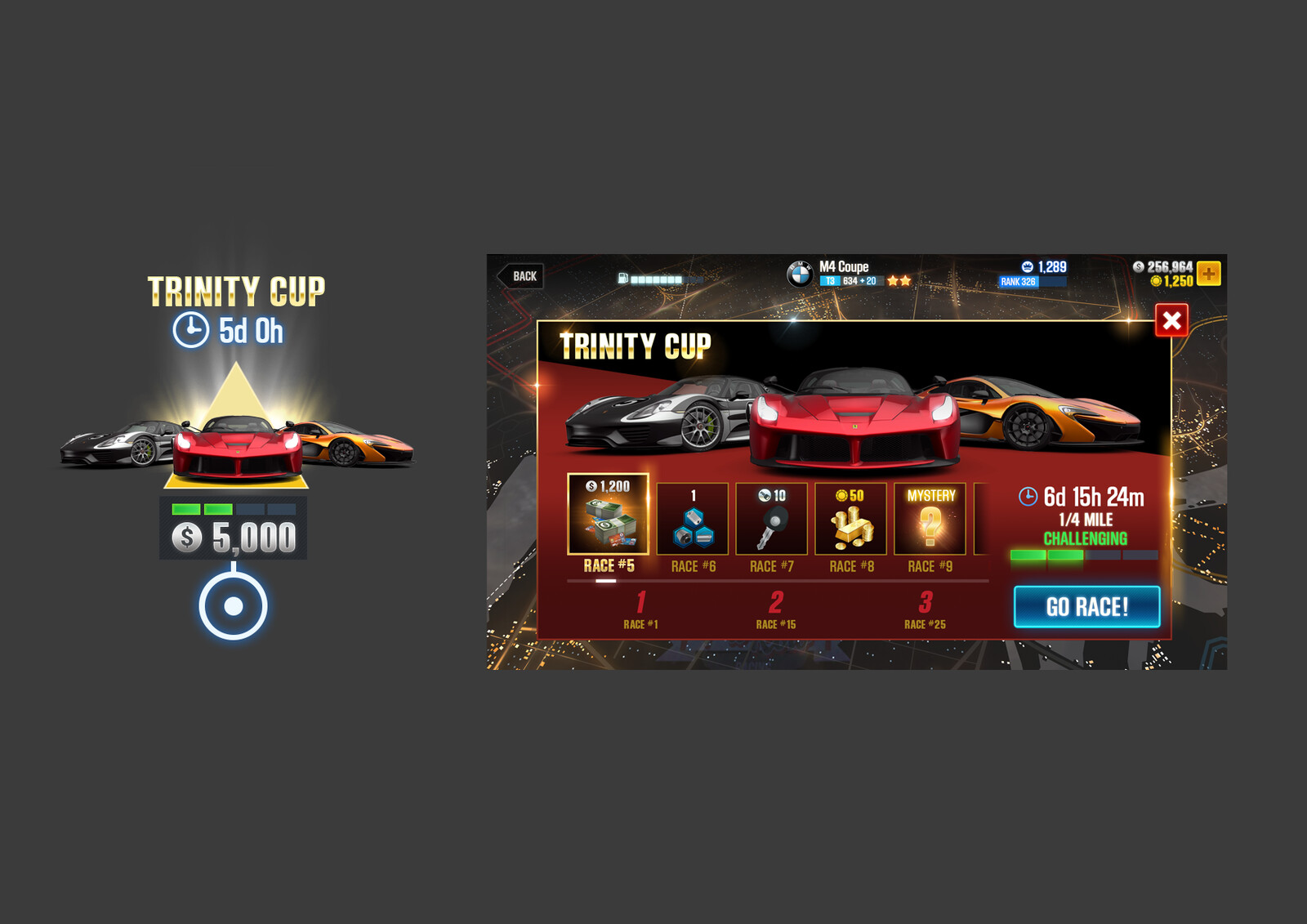 Alexis Evans - CSR2: Trinity Cup