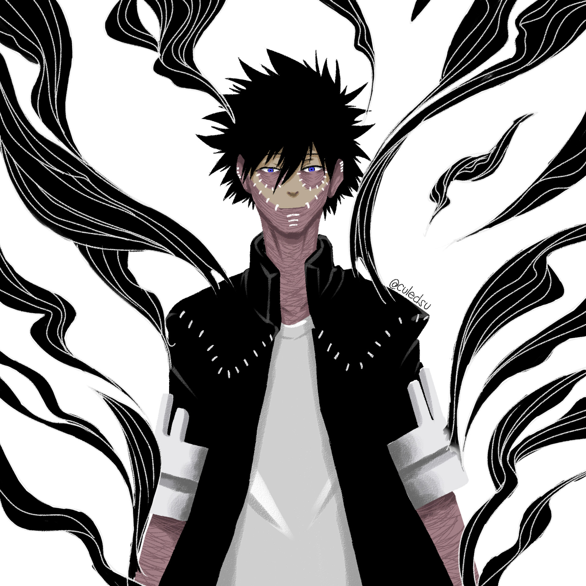 ArtStation - "DABI fanart" on My Hero Academia