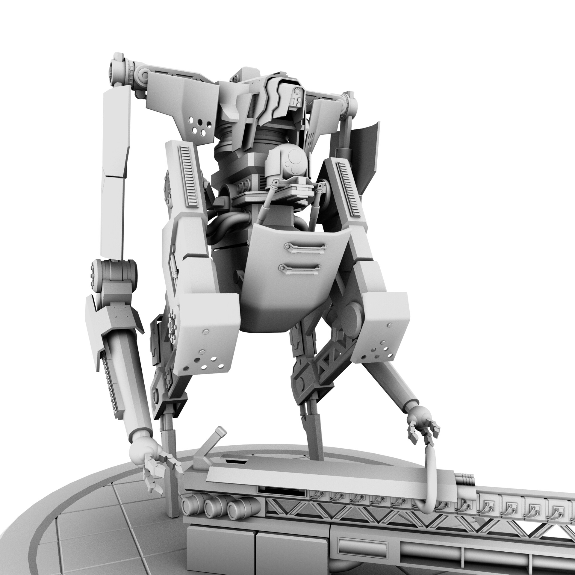 ArtStation - Combat Robot Concept