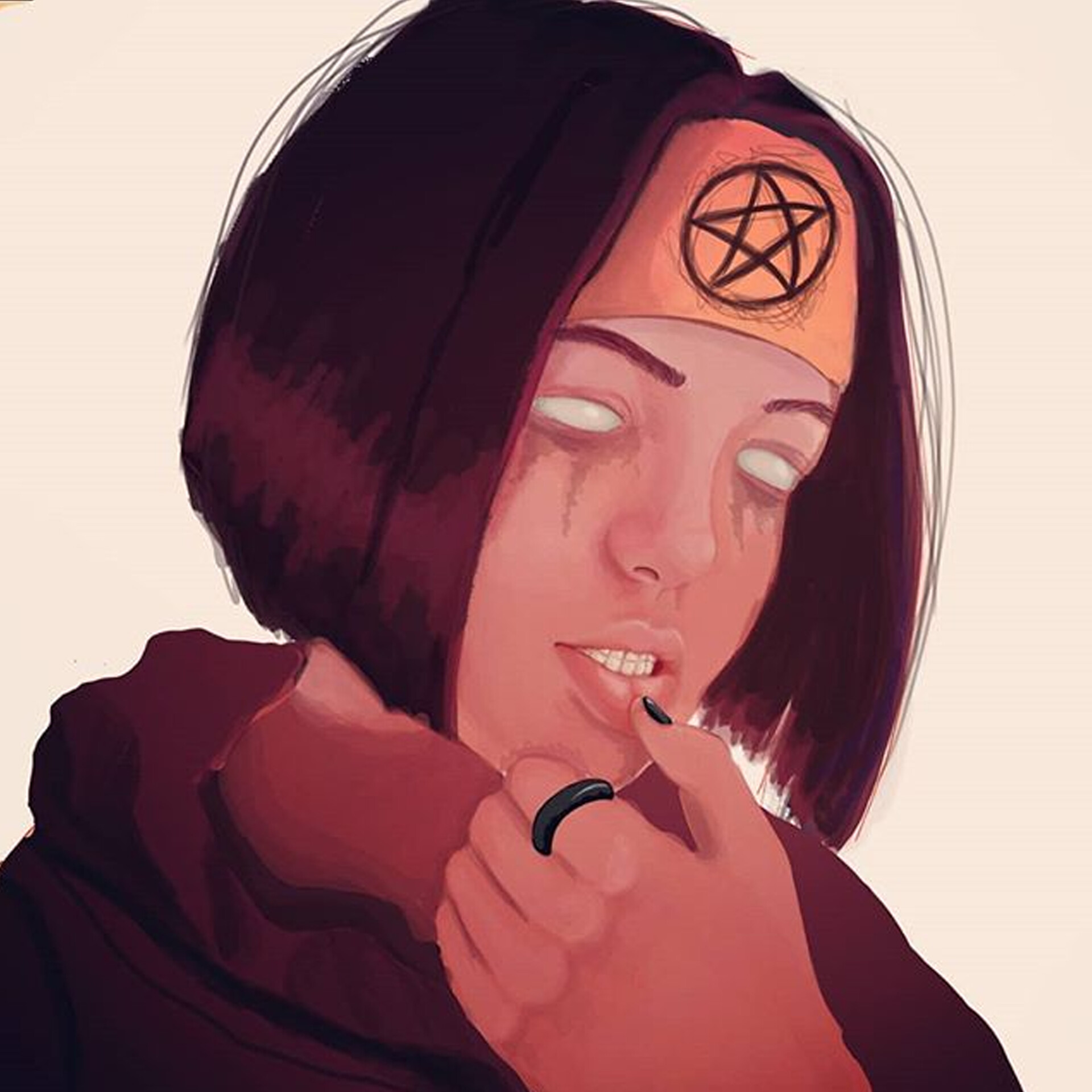 ArtStation - spooky portrait