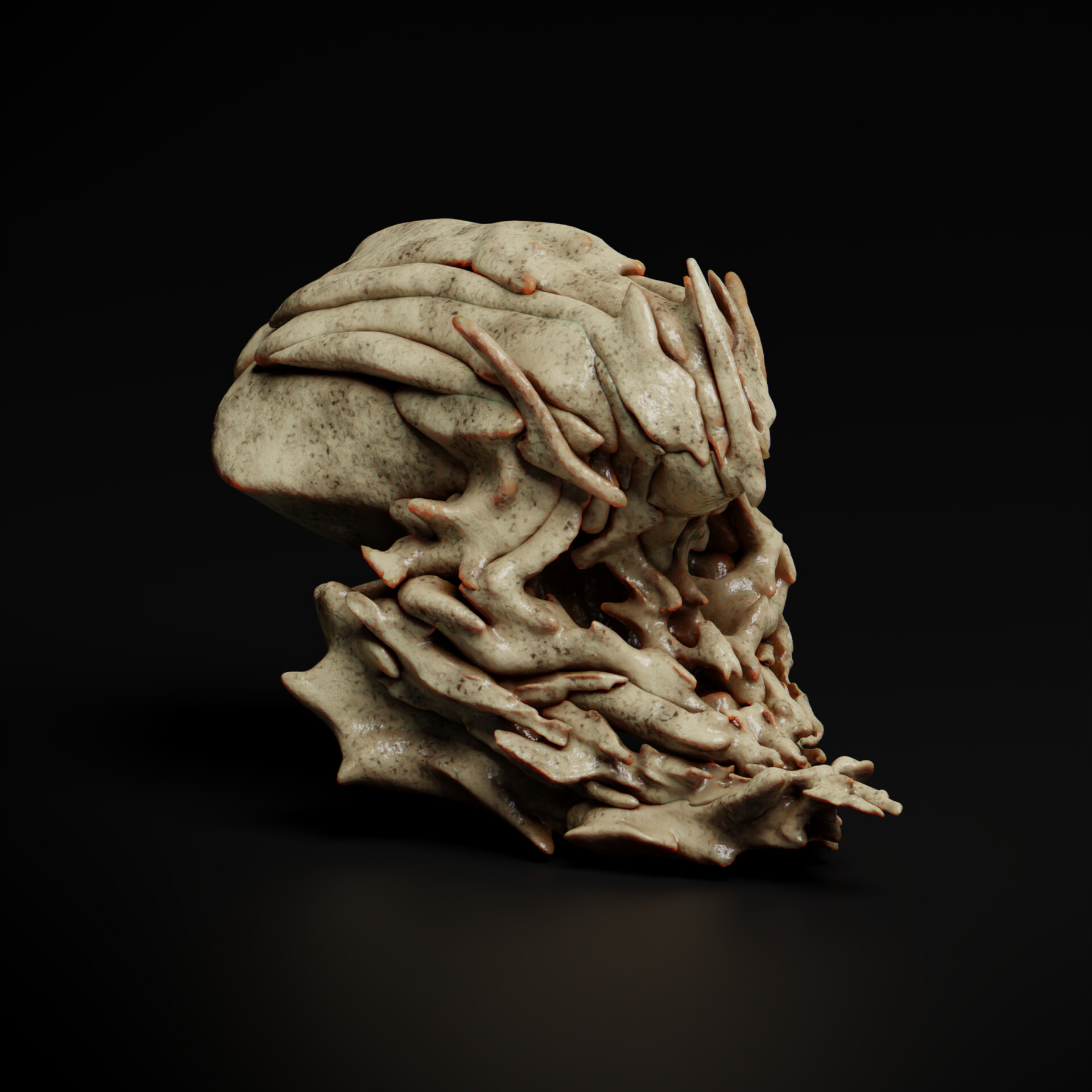 ArtStation - Alien Skull Design