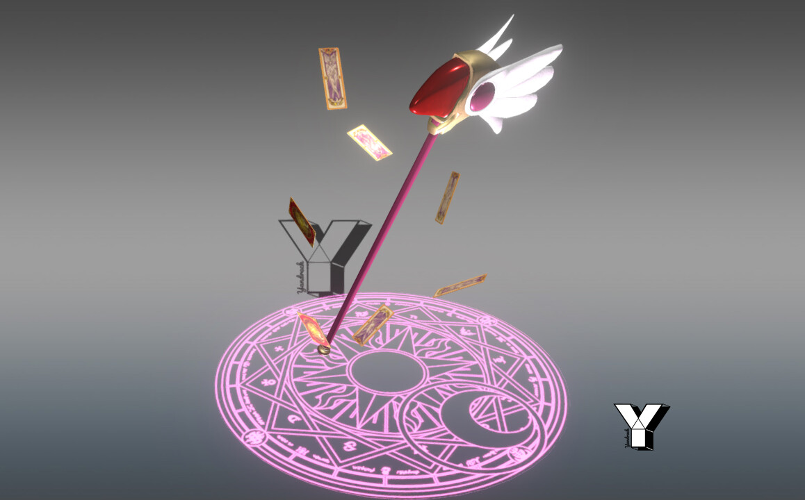 ArtStation - Sakura´s Bird Staff