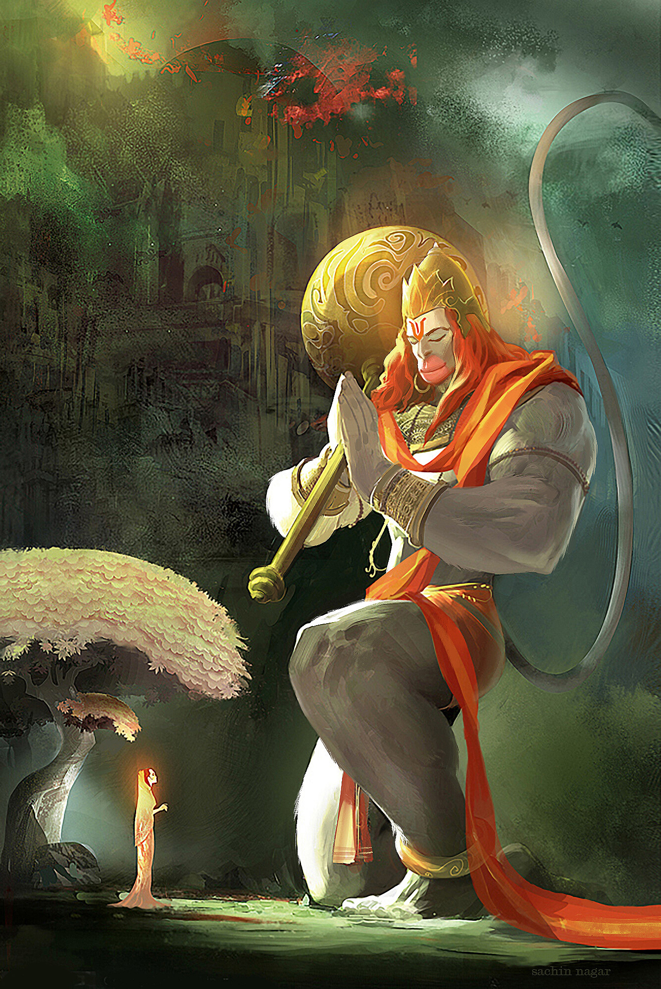 ArtStation - viraat roop hanuman