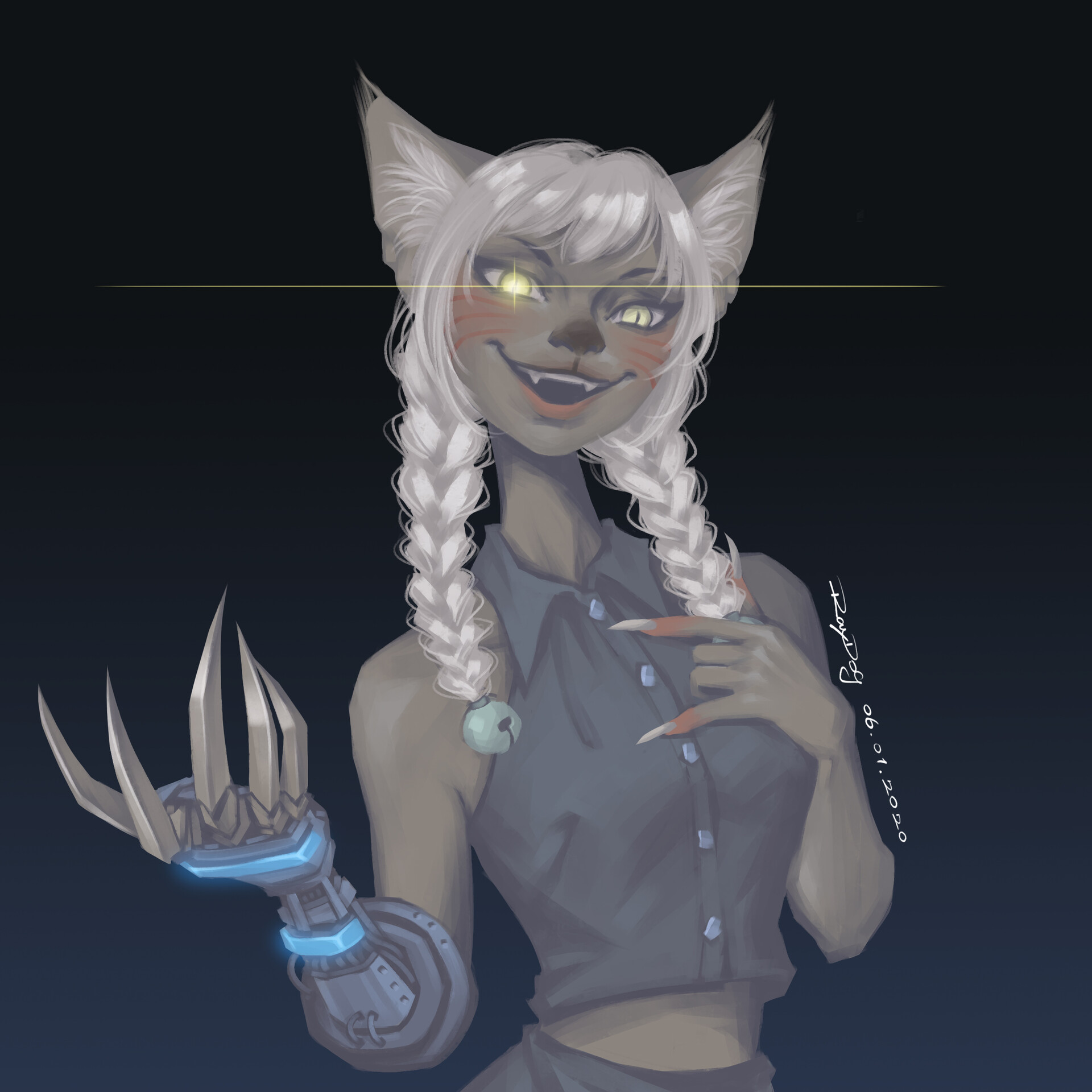 ArtStation - Cat girl character concept art