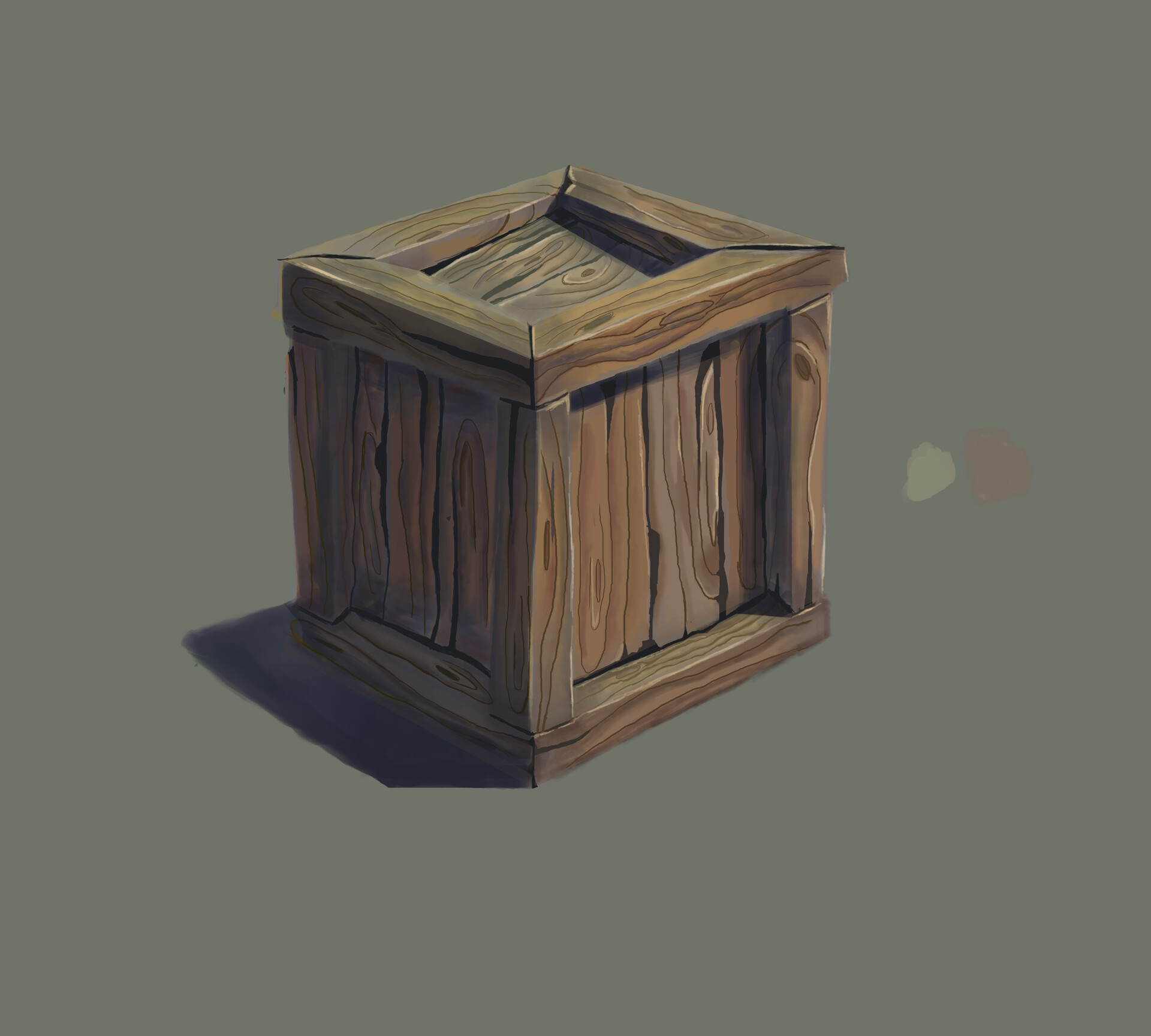 ArtStation - Wooden Box