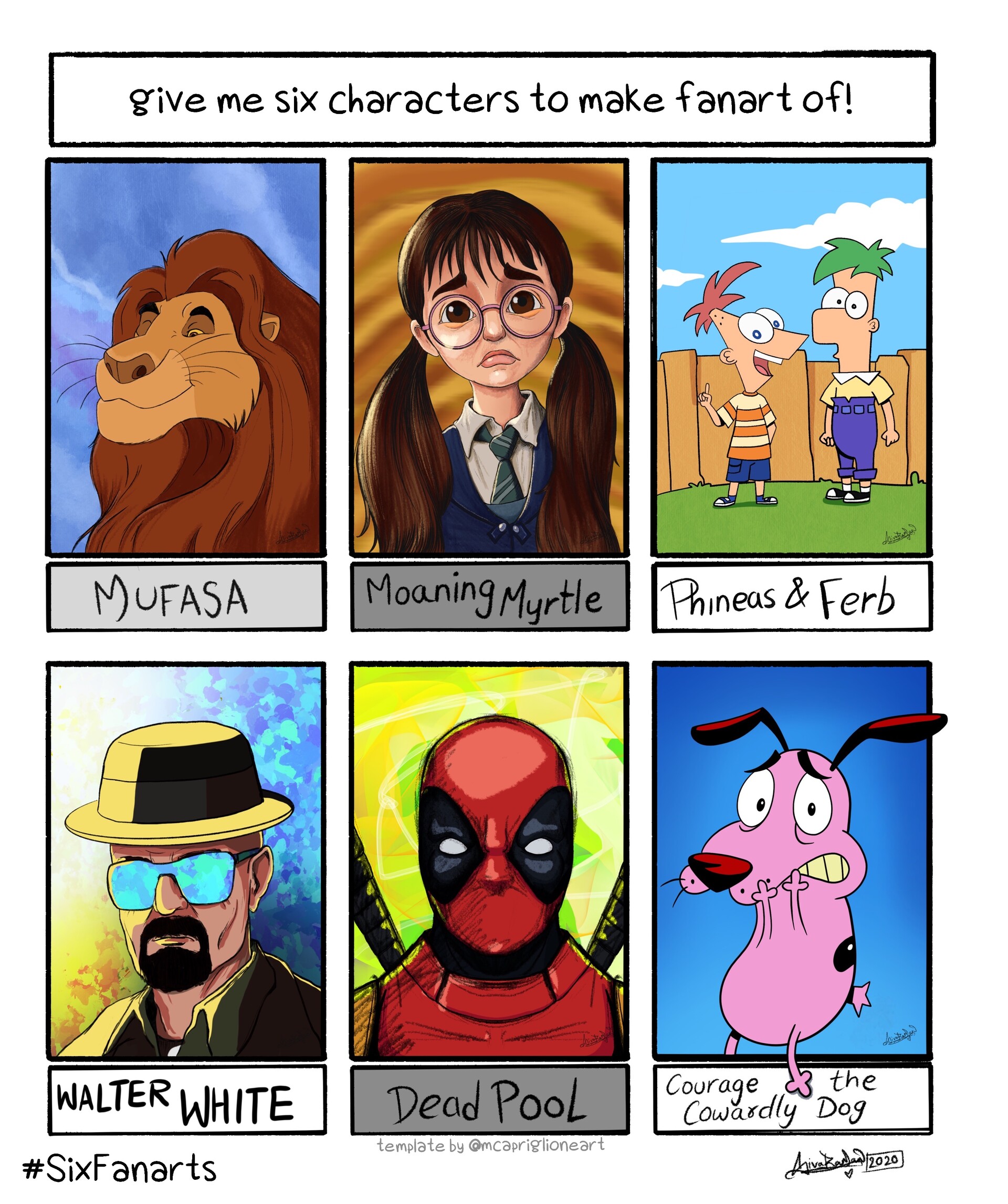 ArtStation - Six fan art challenge