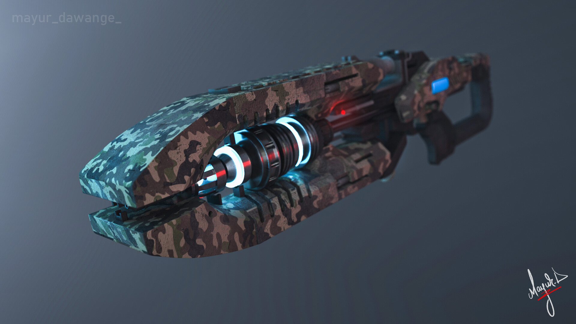 Mayur Dawange - 3D Gaming Weapon Design