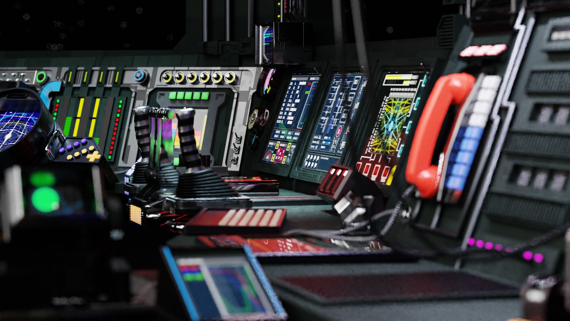 Daniel Grove - Spaceship bridge