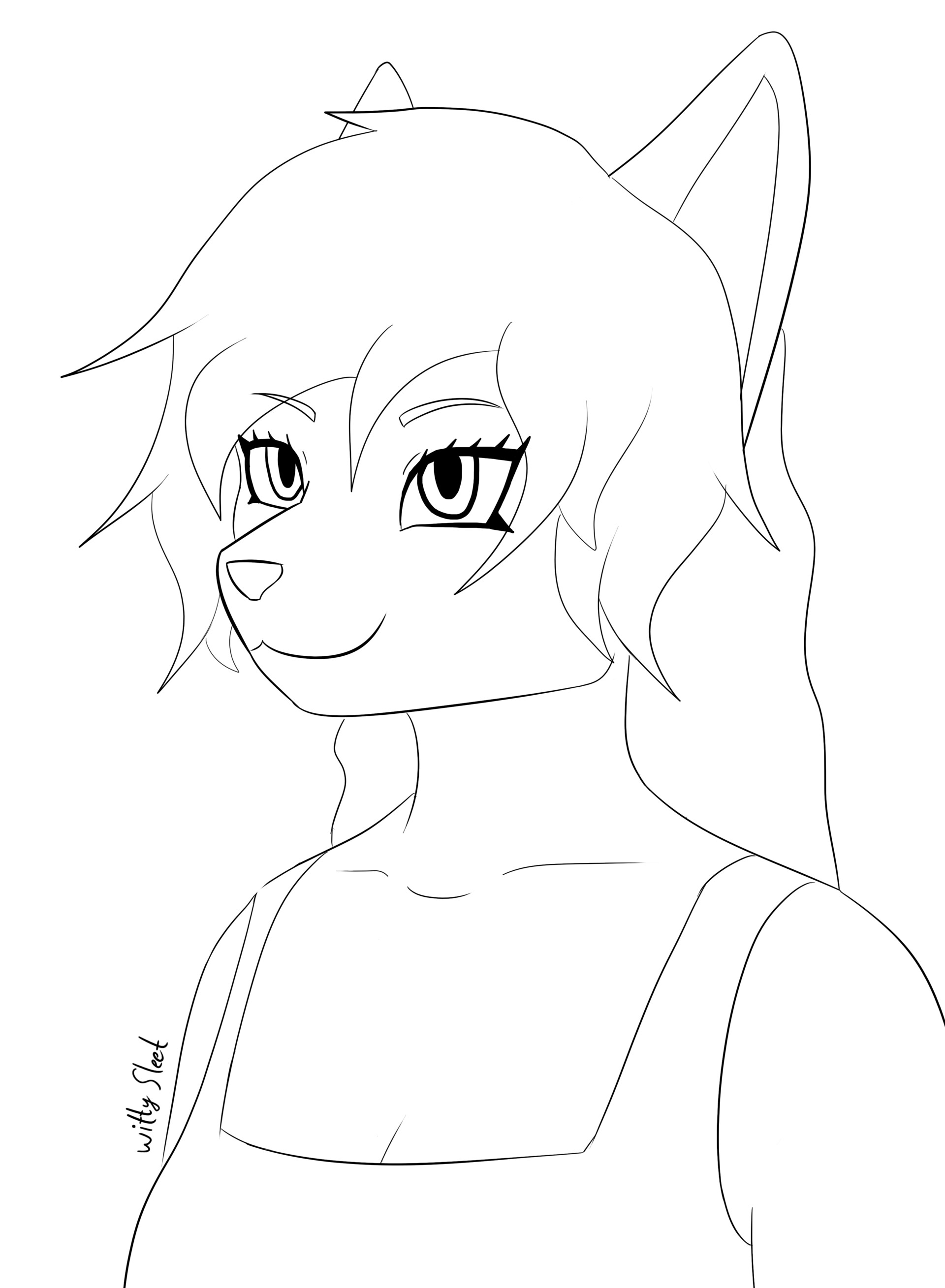 Rica S. - Colouring of a Furry Character