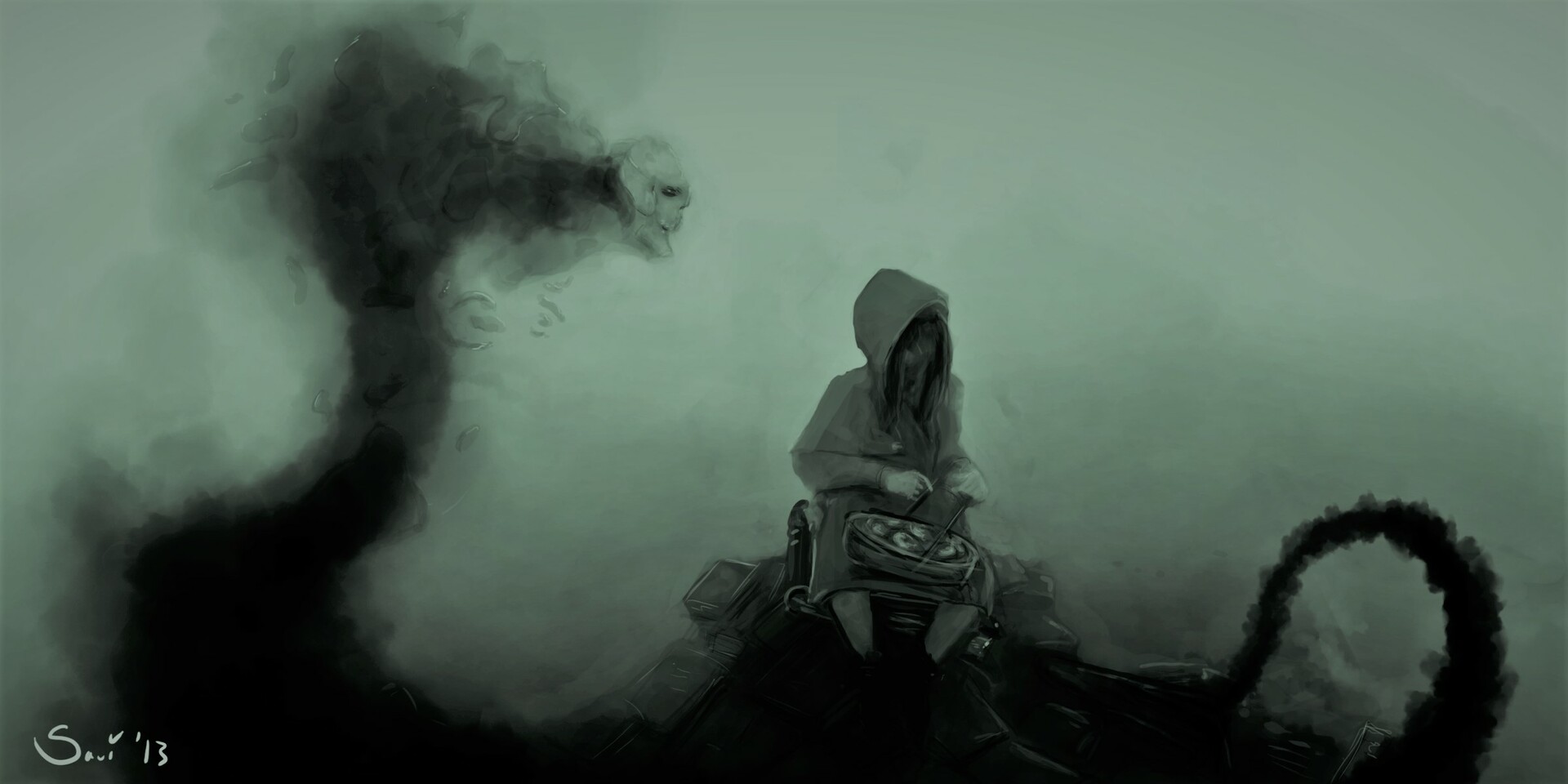 ArtStation - The Wraith Stalked By a Spectre