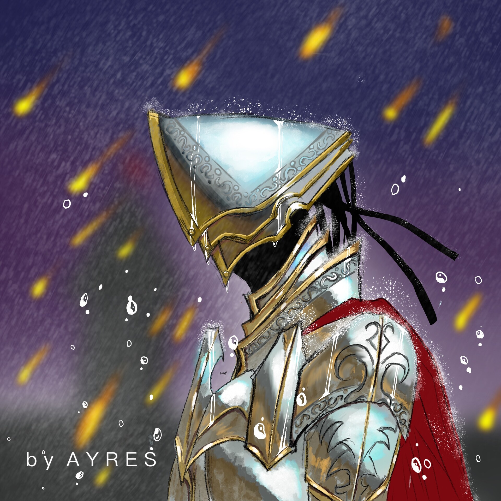 ArtStation - The lonely knight