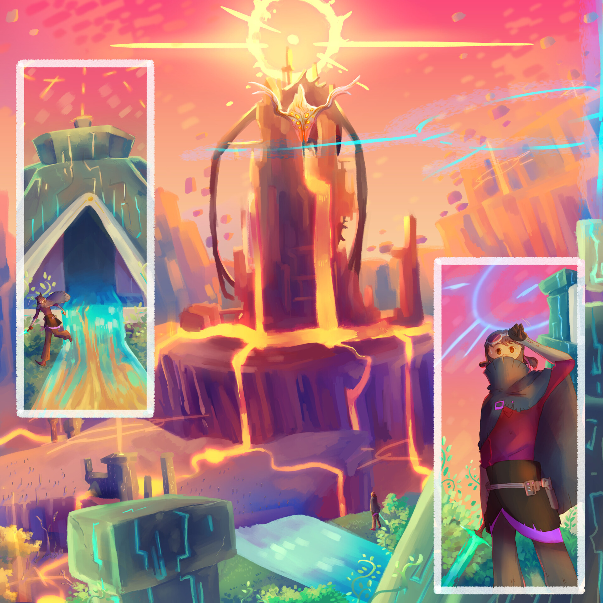 ArtStation - Unnamed mock game concept