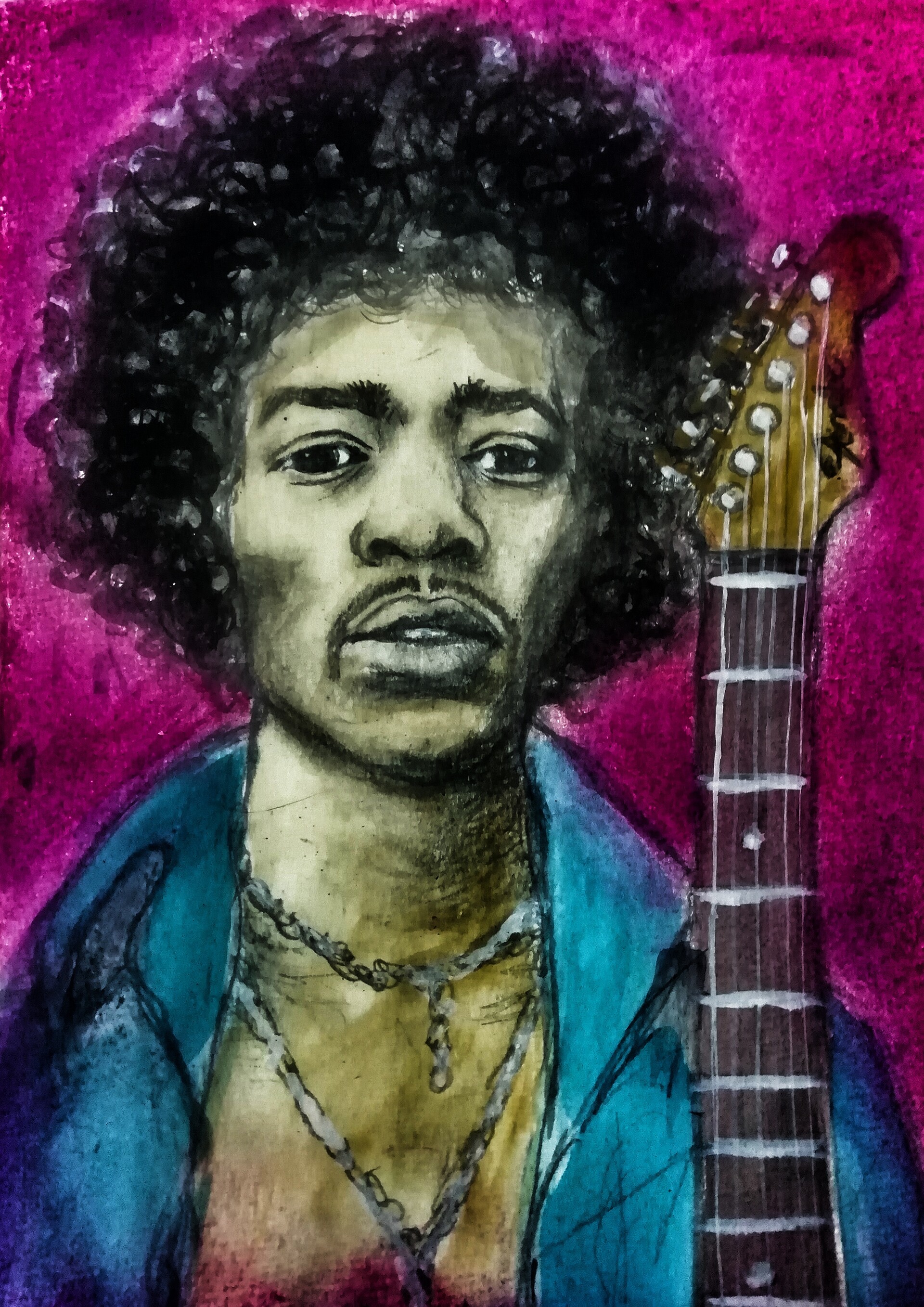 ArtStation - Jimi Hendrix