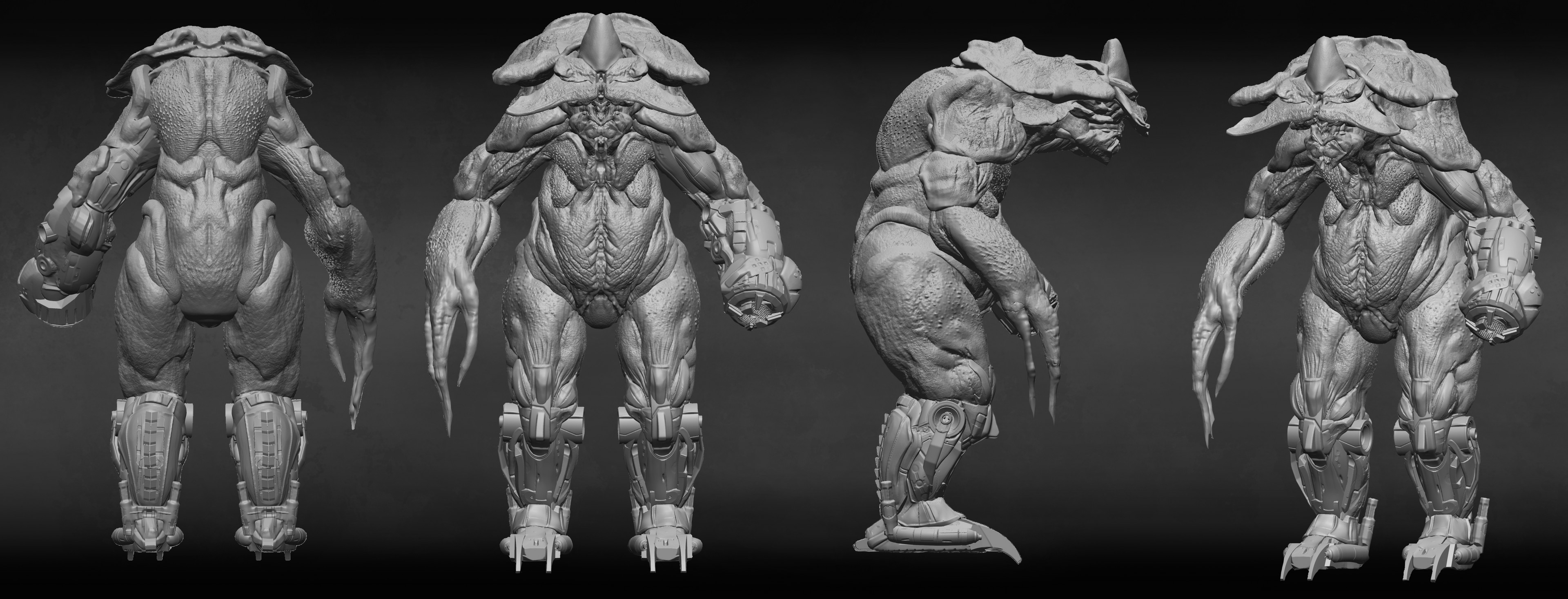 Kelvin Rojas - Alien Soldier with Arm Cannon