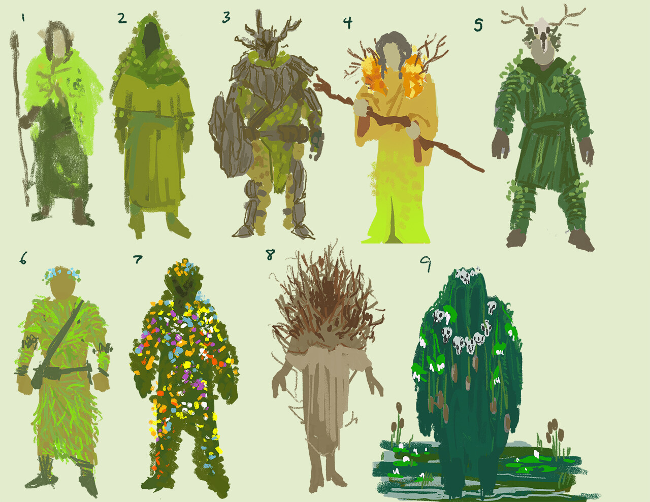 ArtStation - Druid Concepts