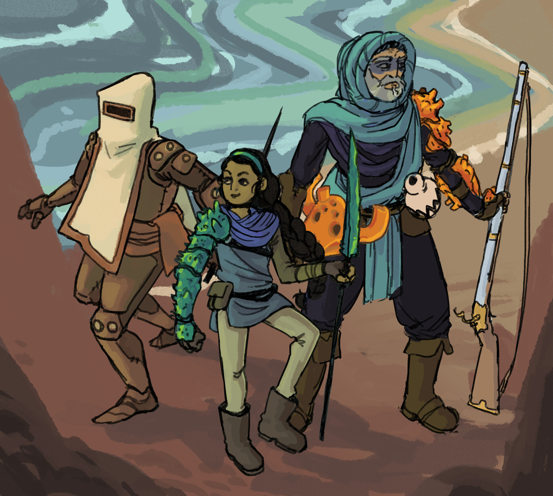 ArtStation - From Dust - Main Cast Concepts